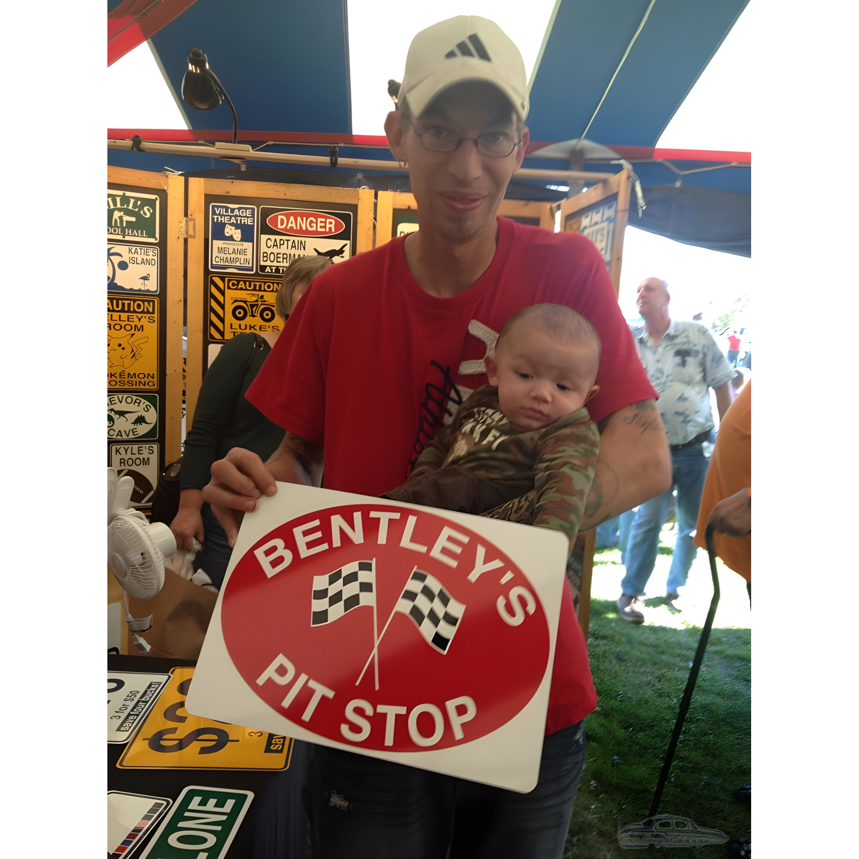 Personalized Aluminum Garage Sign - Custom Made, Weatherproof