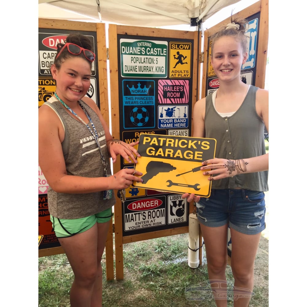 Personalized Cast Aluminum Mancave Plaque - Customizable Sign