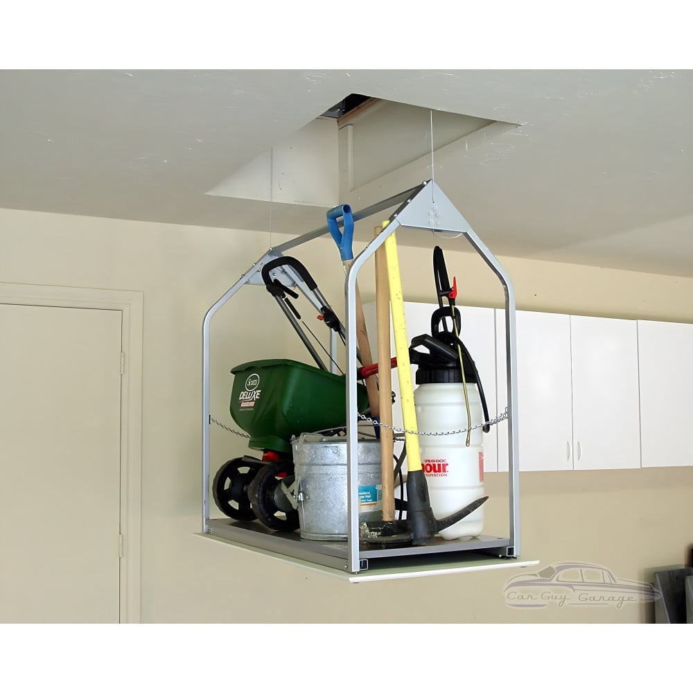 Attic Stair Rail - Safety Handrail for Secure Ladder Access