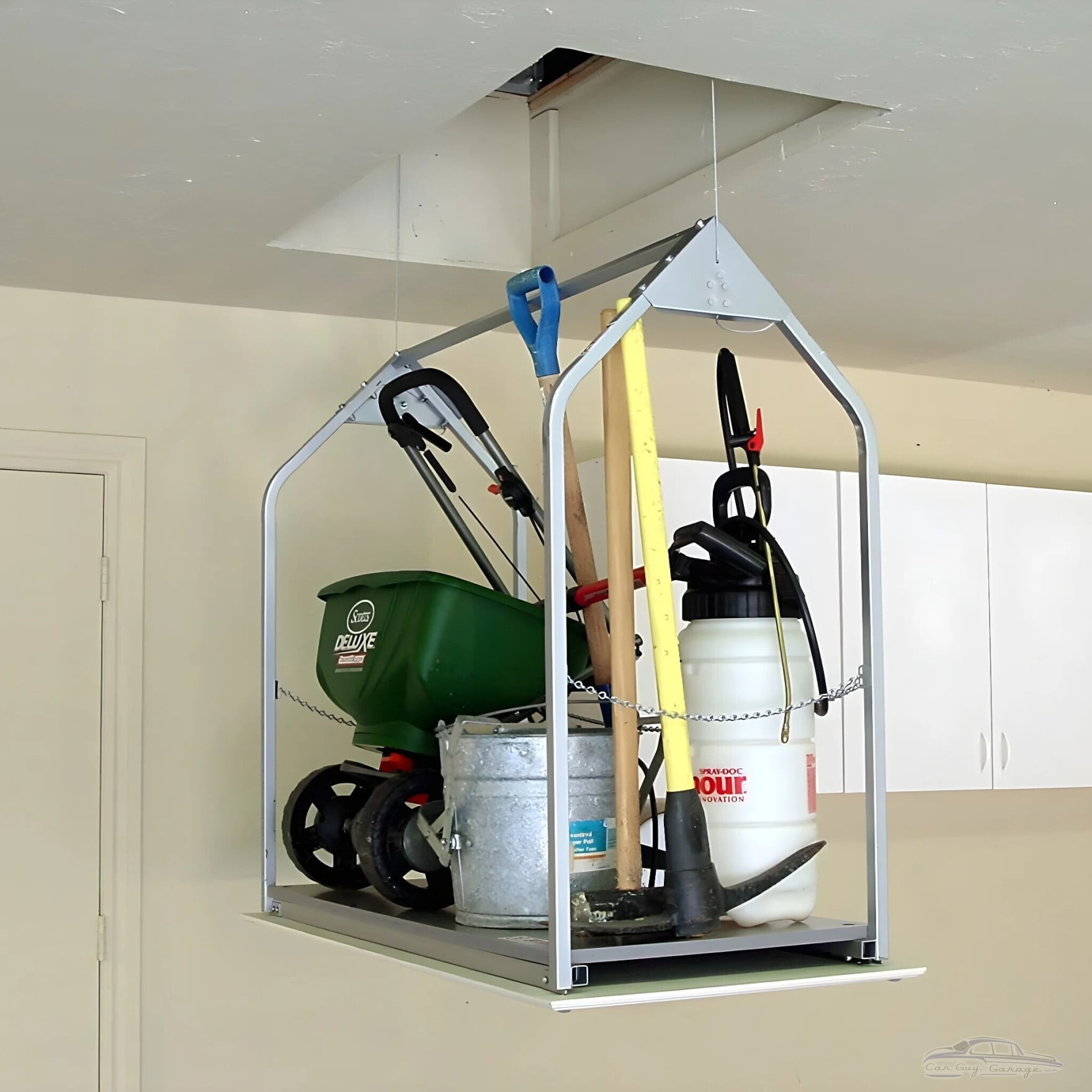 200 lbs Capacity Attic Lift with Corded Remote - Easy Install