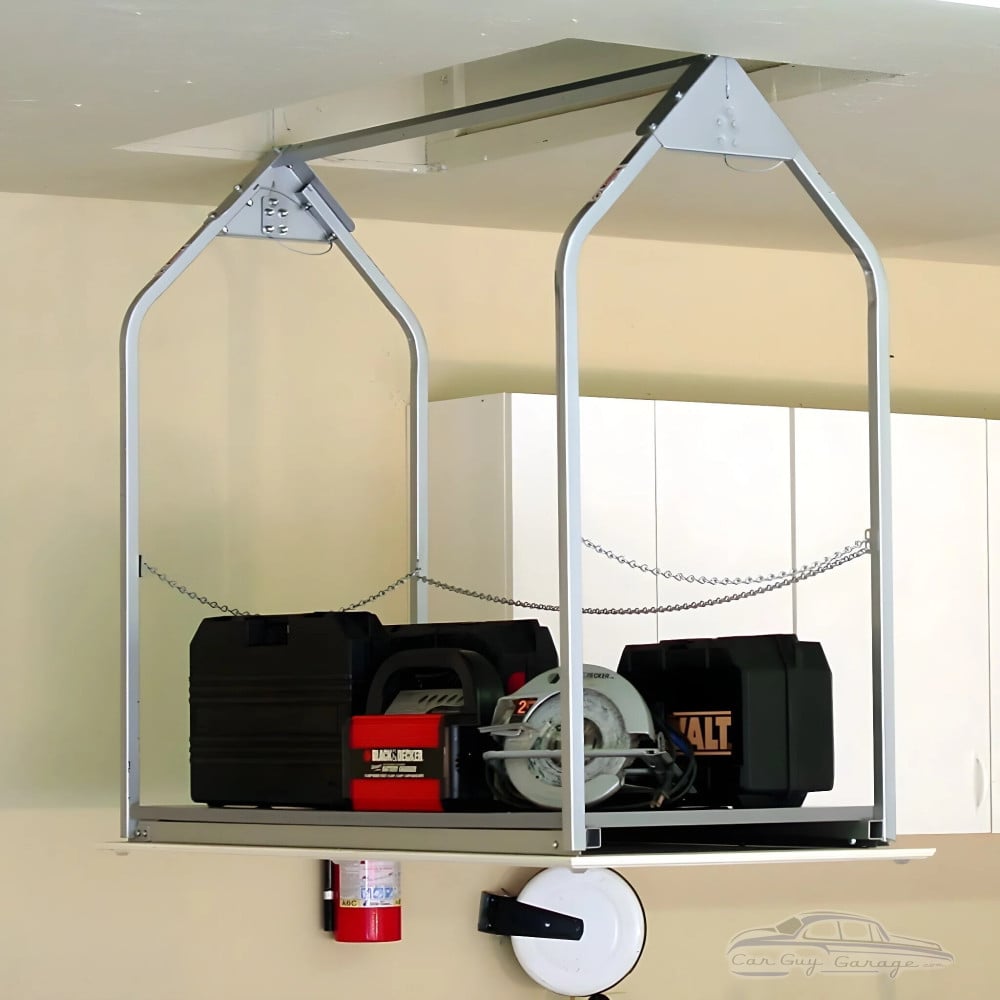 200 lbs Remote Attic Lift with Corded Remote - Safe & Easy