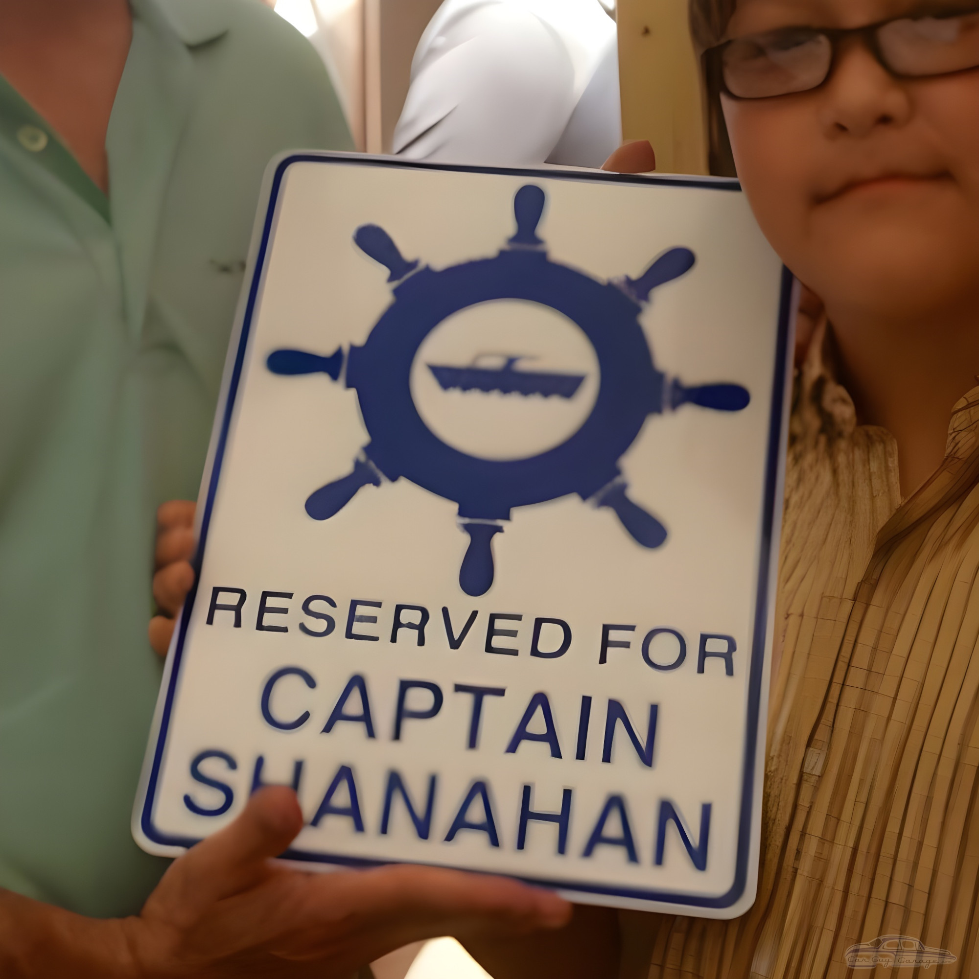 Personalized Aluminum Captain Sign - Customizable & Durable