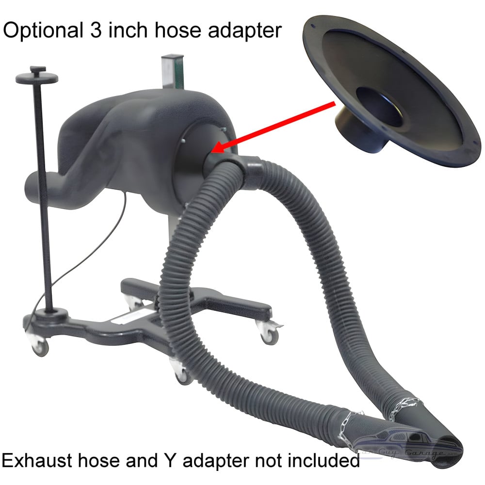 Portable Exhaust Ventilation - High Output, Mobile, Easy to Use