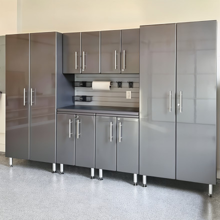 Graphite Grey Metallic MDF Cabinets