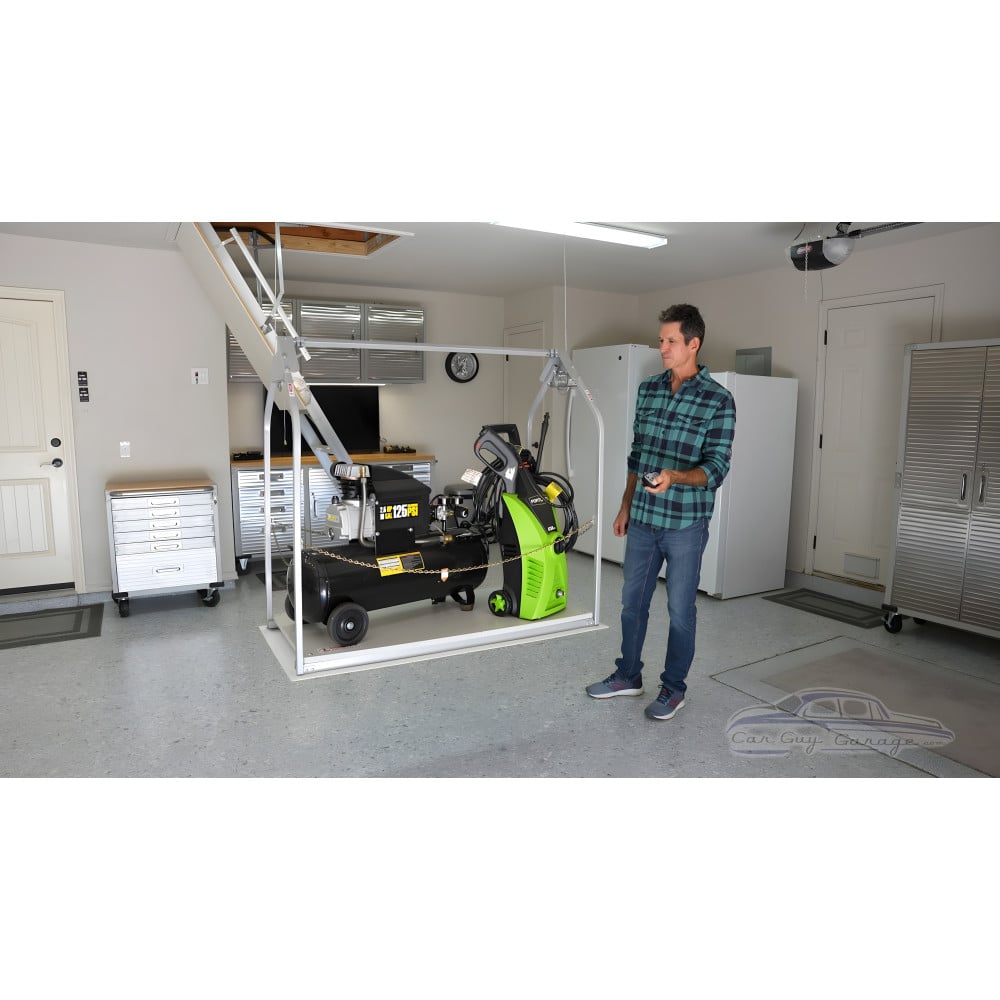 Attic Stair Rail - Safety Handrail for Secure Ladder Access