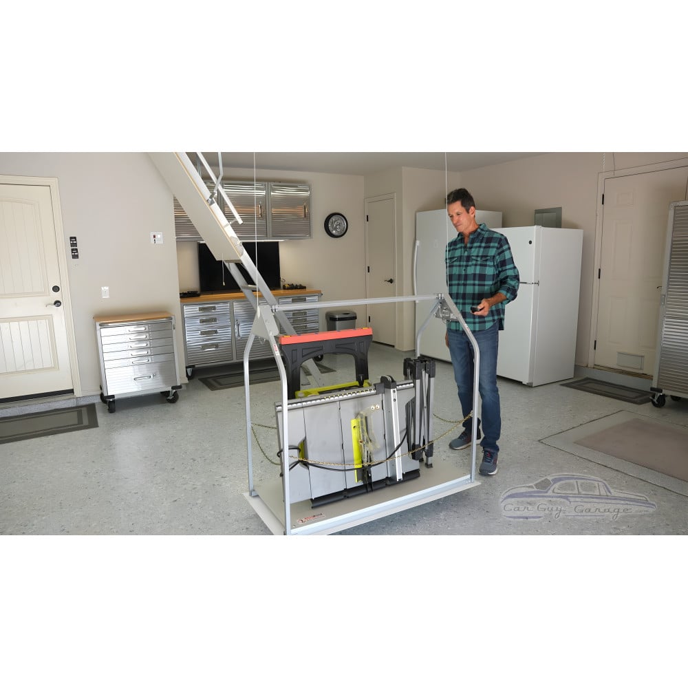 Attic Stair Rail - Safety Handrail for Secure Ladder Access