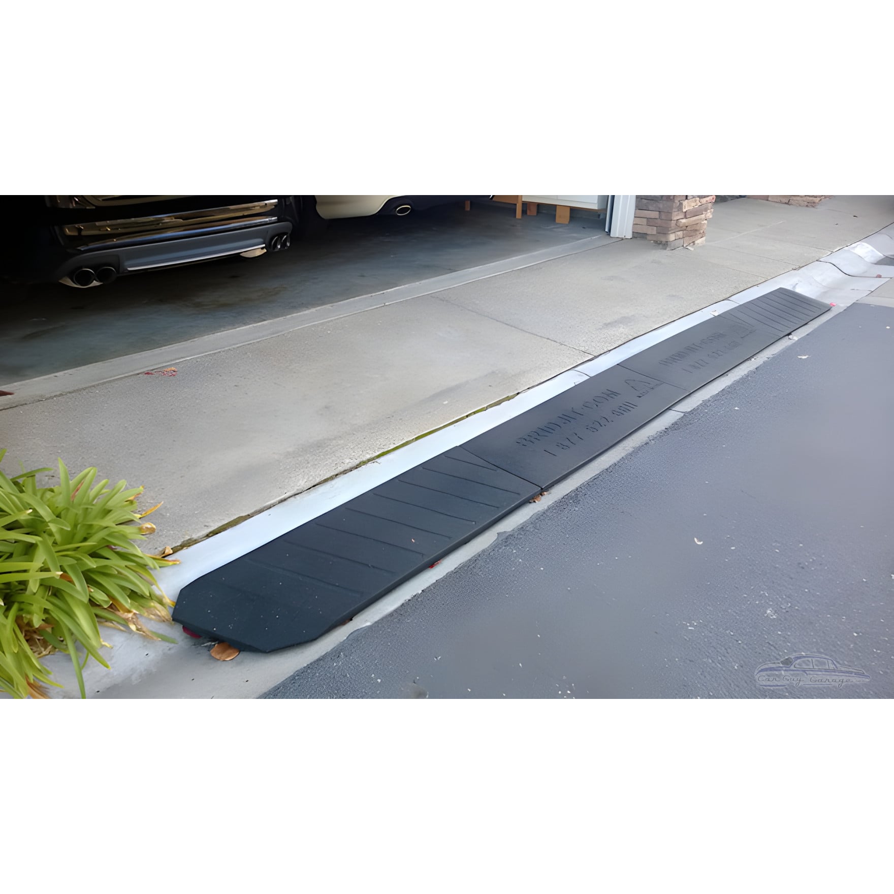 Durable Driveway Curb Ramp - Easy Install, 25,000 lbs Capacity