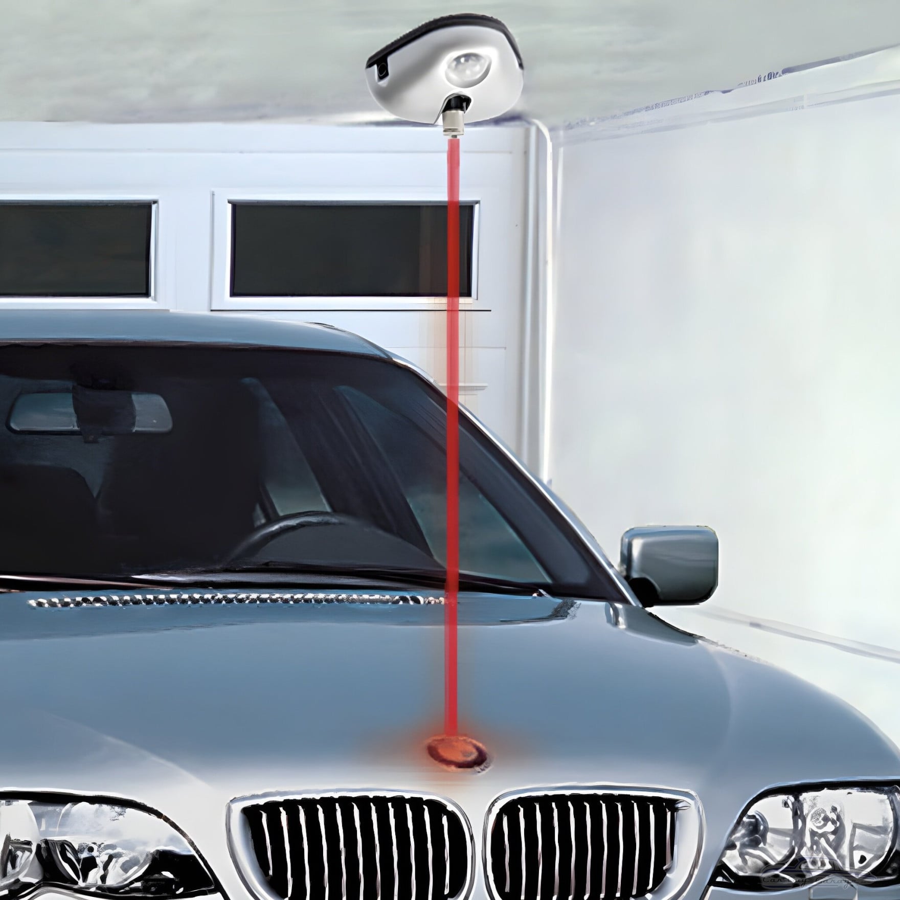 Single Laser Garage Parking Helper - Precision & Easy Install