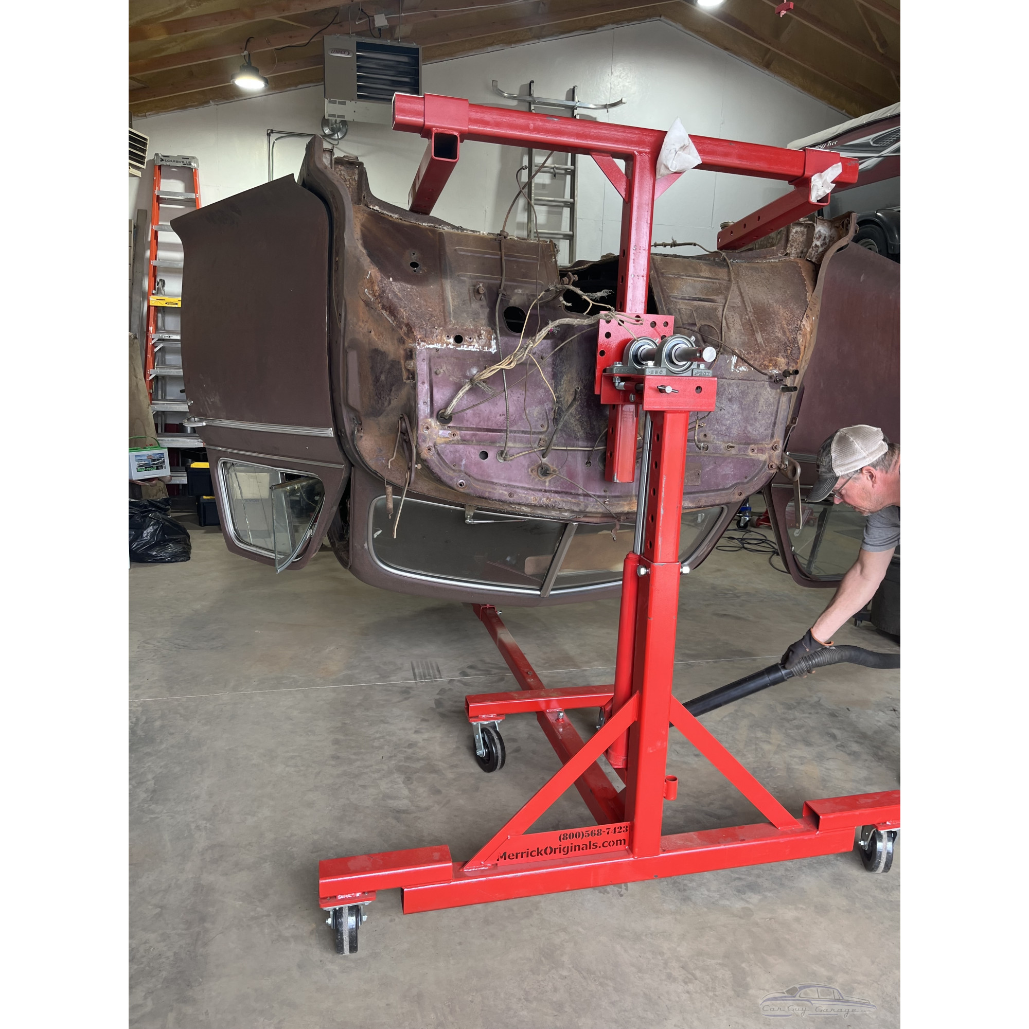 Car Rotisserie w/ Heavy Duty Jack Set - 360Â° Rotation, 3,000 lbs