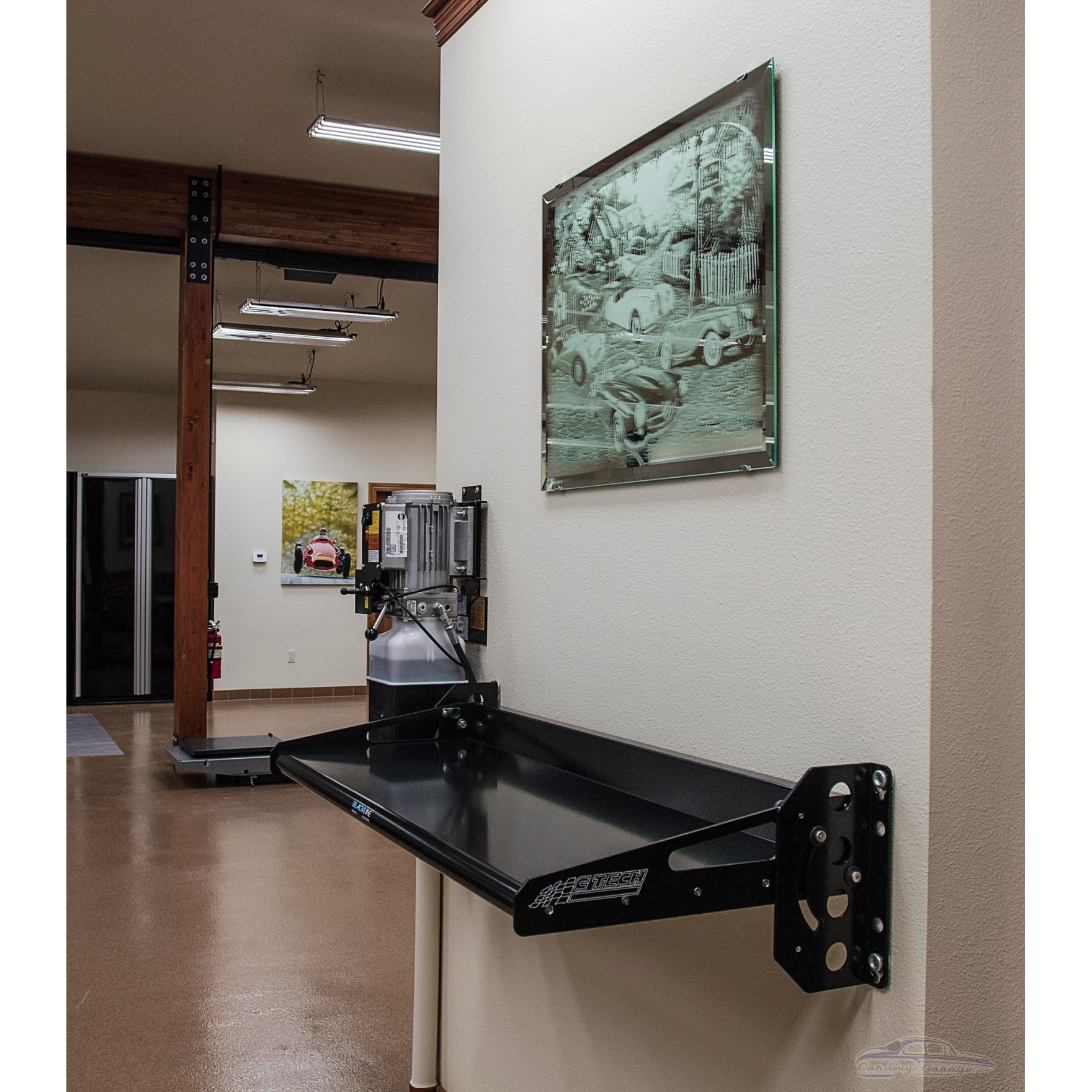 Premium Aluminum Lite Duty Fold-Down Bench - Durable & Sleek