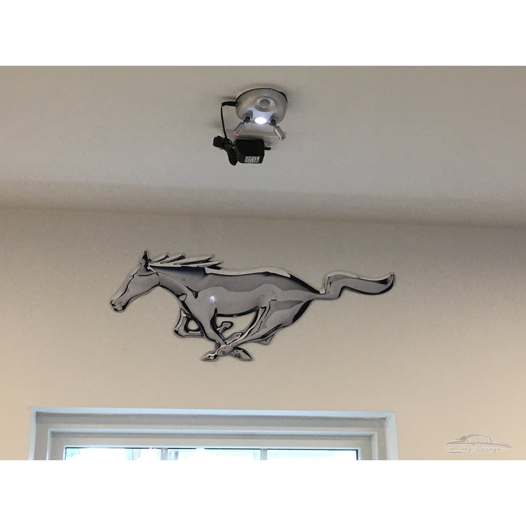 Ford Mustang Pony Sign - 3D Look, Durable 14-Gauge Steel