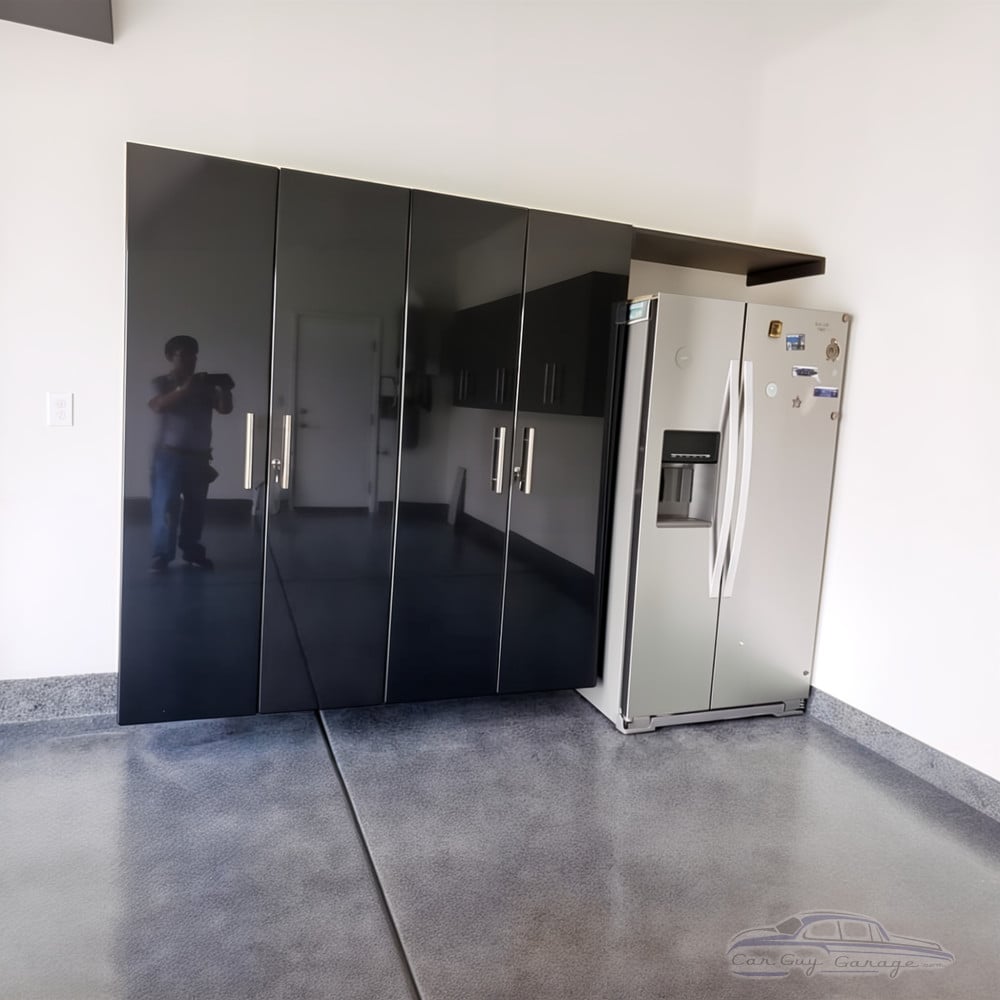 Grey Modular 2 Piece Closets - Durable Garage Storage Solution