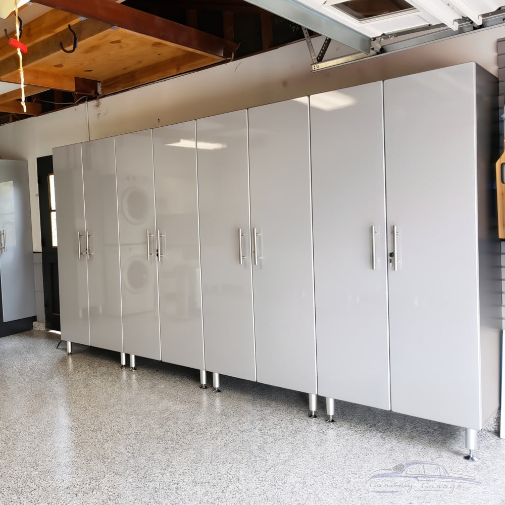 Stardust Silver Metallic MDF Cabinets
