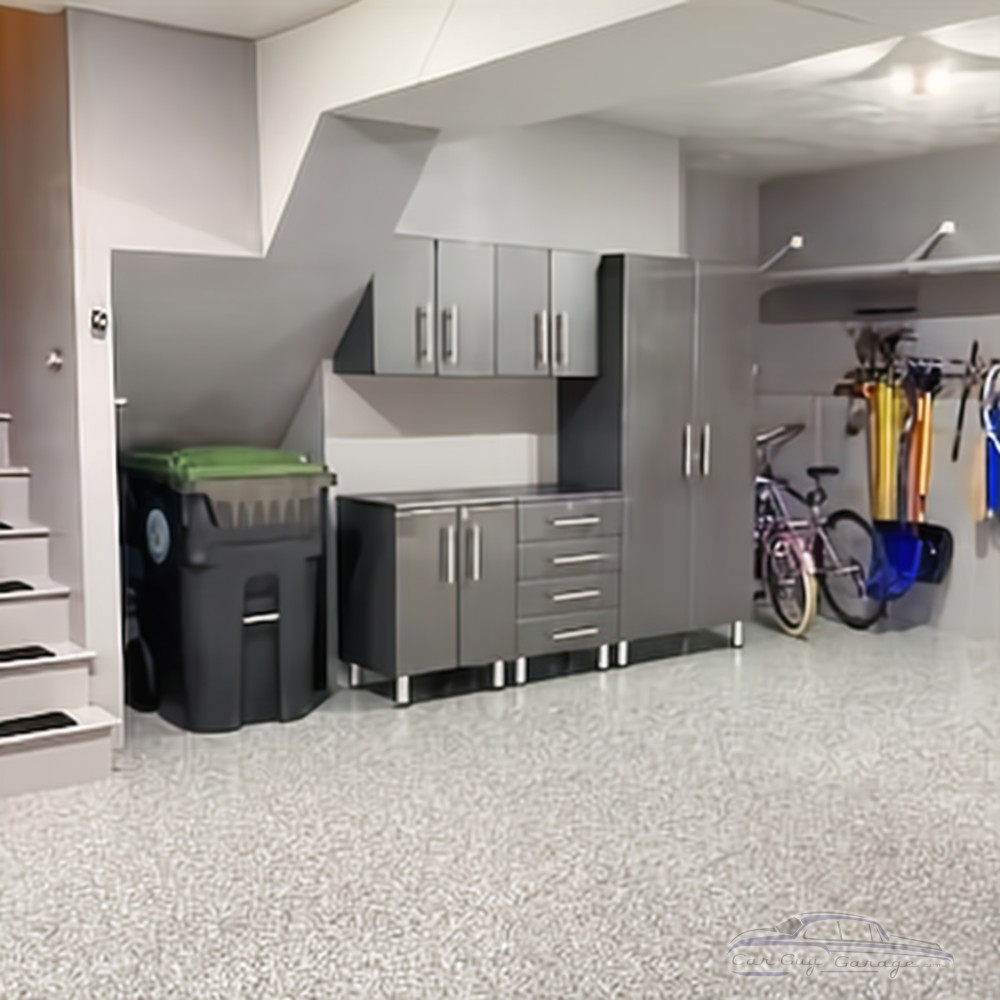 Stardust Silver Metallic MDF Cabinets