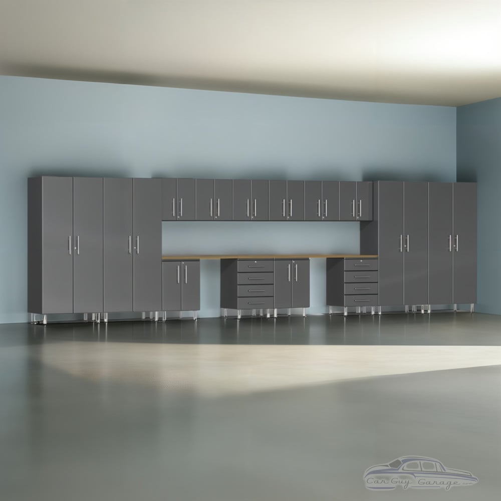 Graphite Grey Metallic MDF Cabinets