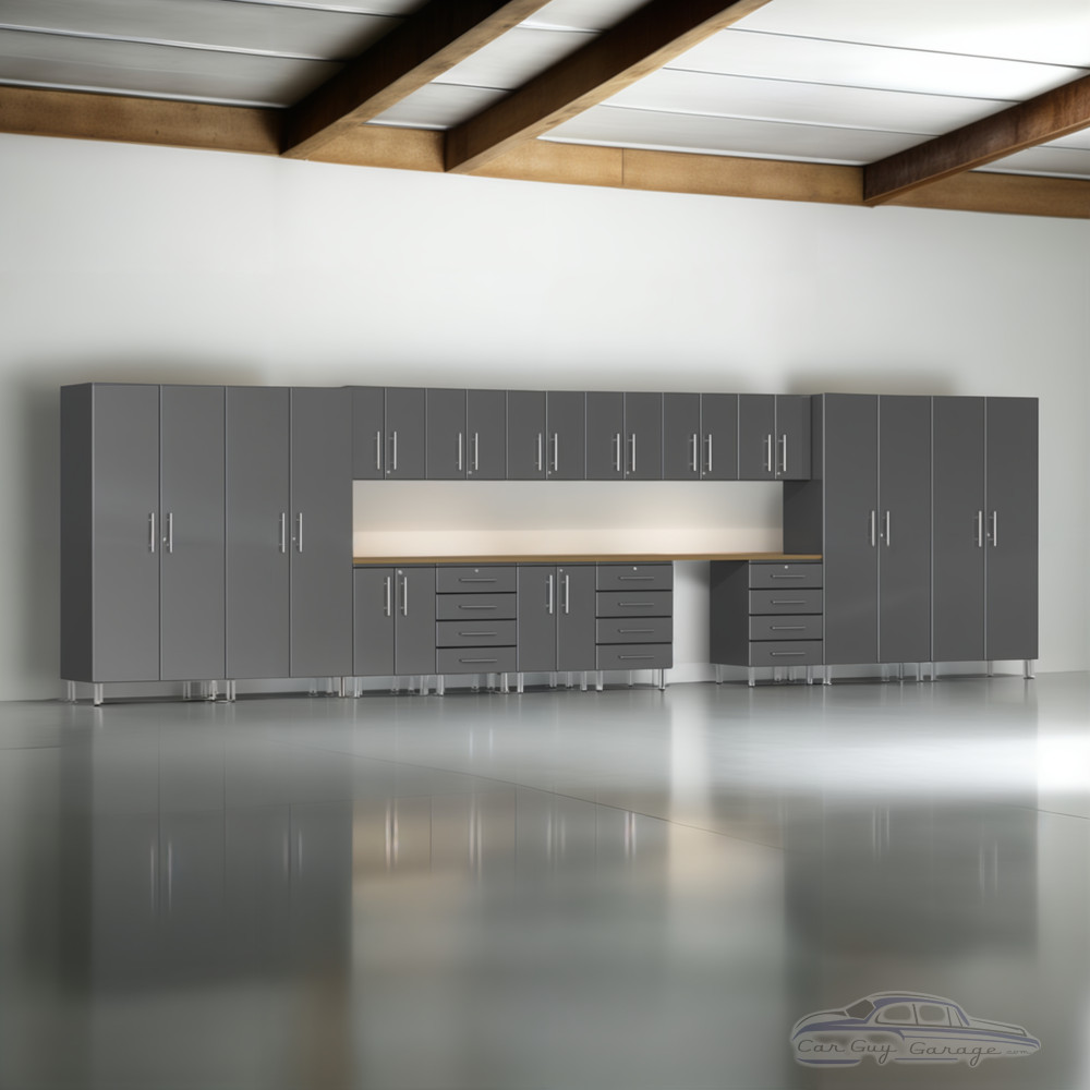 Graphite Grey Metallic MDF Cabinets