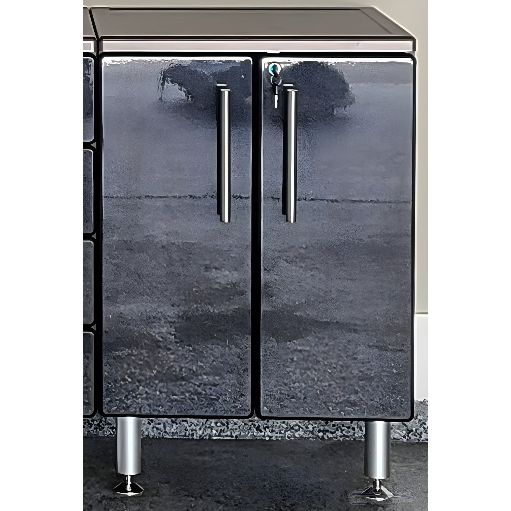 Black Modular 4 Piece Workstation Kit - Ultimate Garage Storage