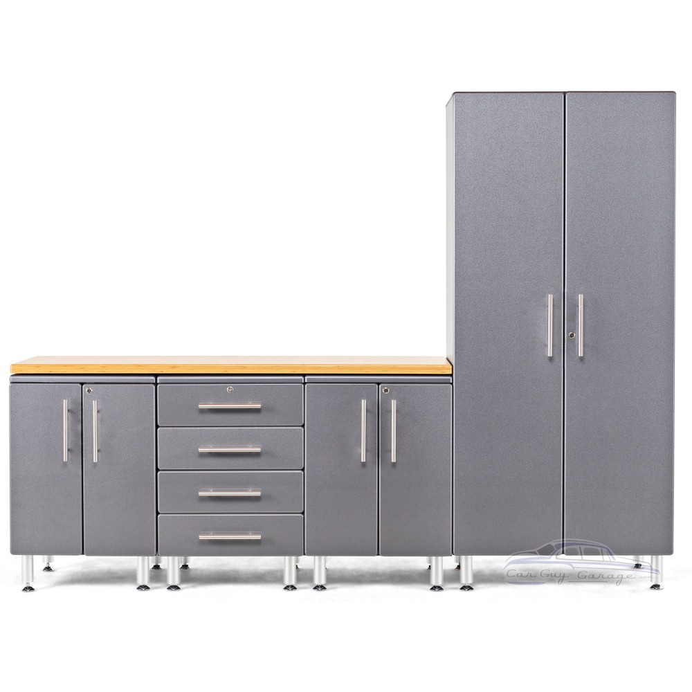 Stardust Silver Metallic MDF Cabinets