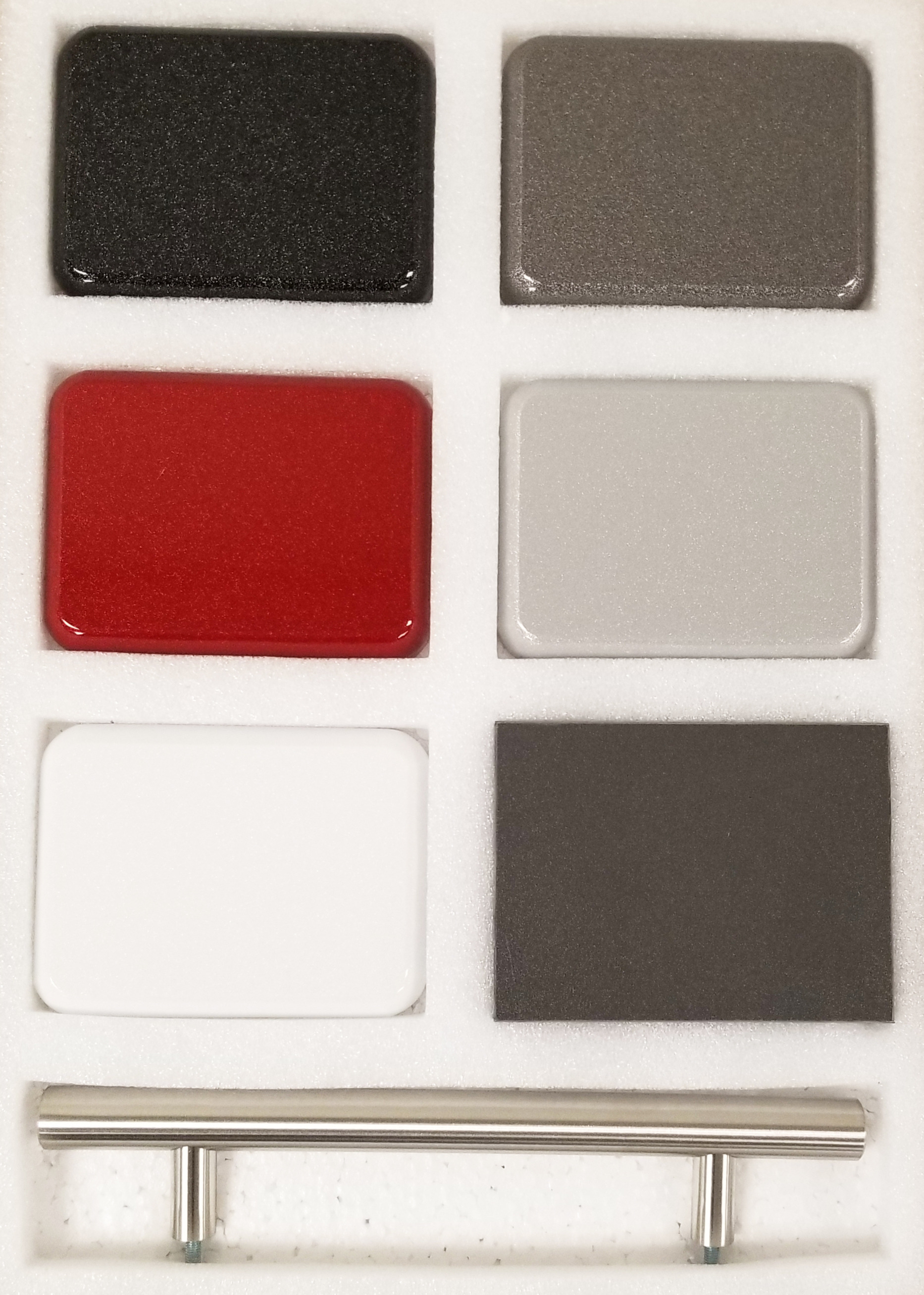 MDF Swatch Color Kit - 5 Metallic Gloss Colors for Cabinets