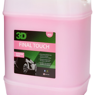Final Touch Waterless Car Wash with Wax - 5 Gallon Size