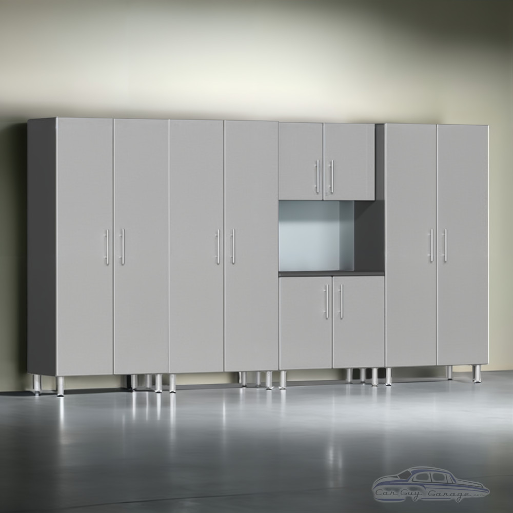 Stardust Silver Metallic MDF Cabinets