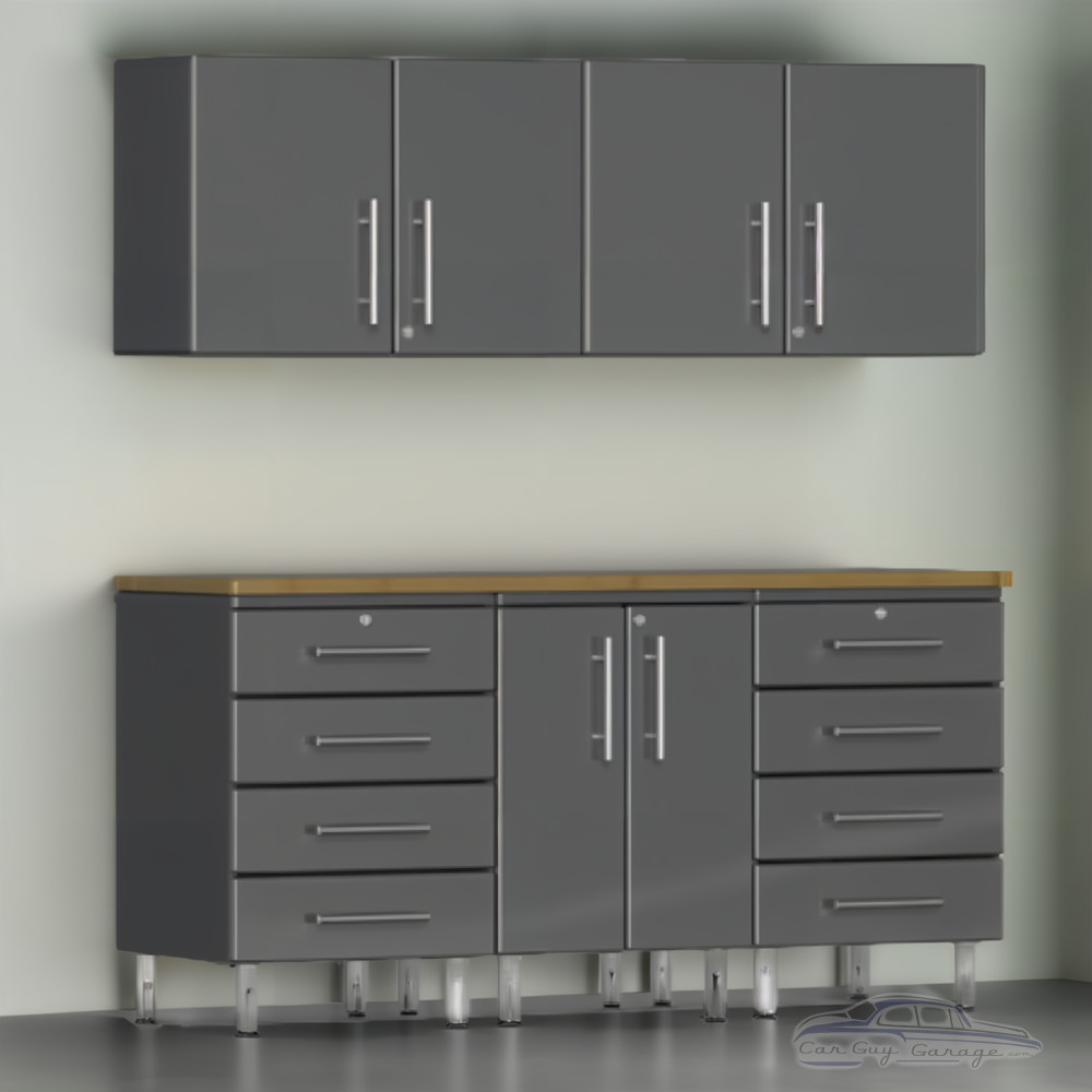 Graphite Grey Metallic MDF Cabinets
