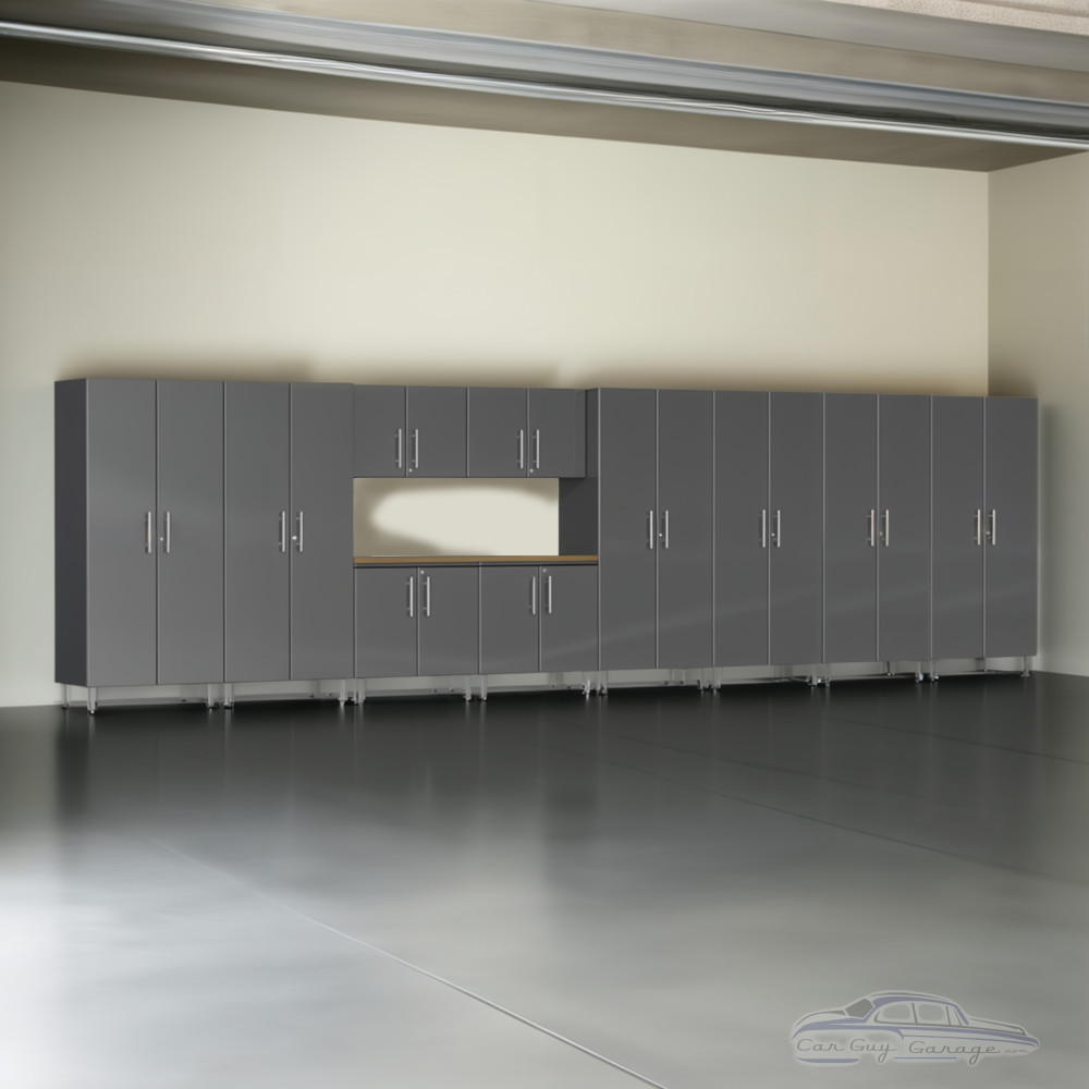 Graphite Grey Metallic MDF Cabinets