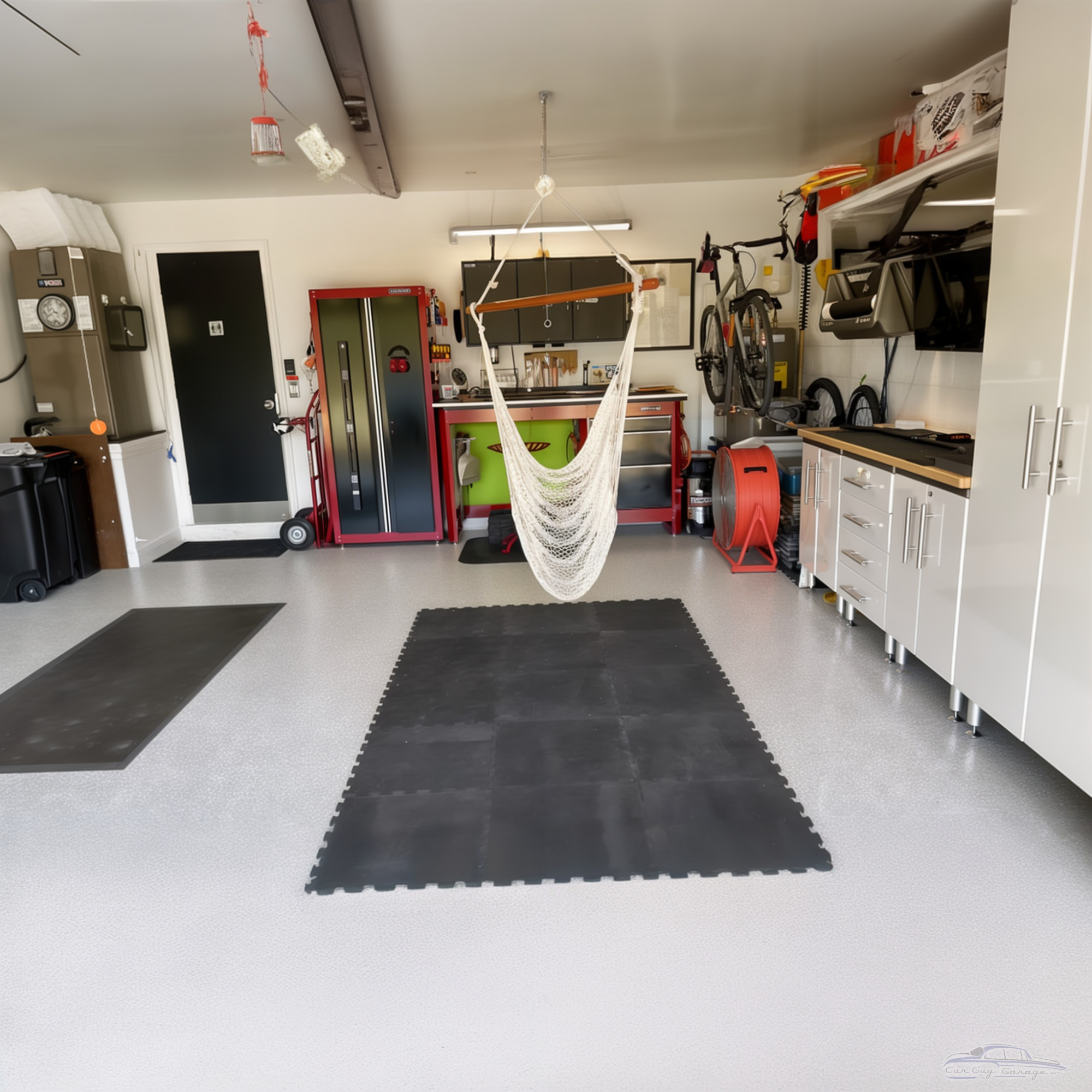 White Modular 5 Piece Set - Elegant Garage Storage Solution