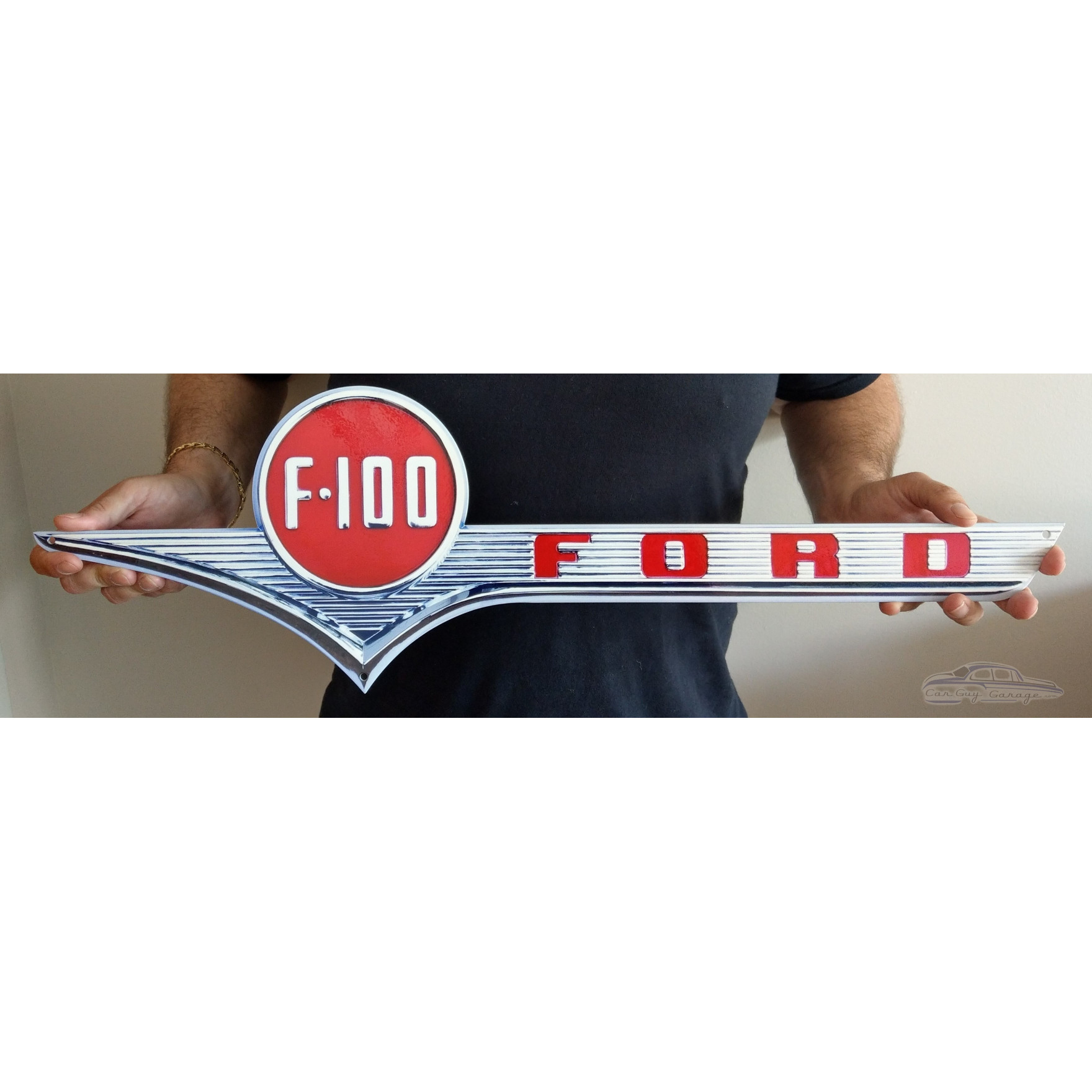 1956 Ford F100 Sign - Heavy 14 Gauge Steel, 3D Look