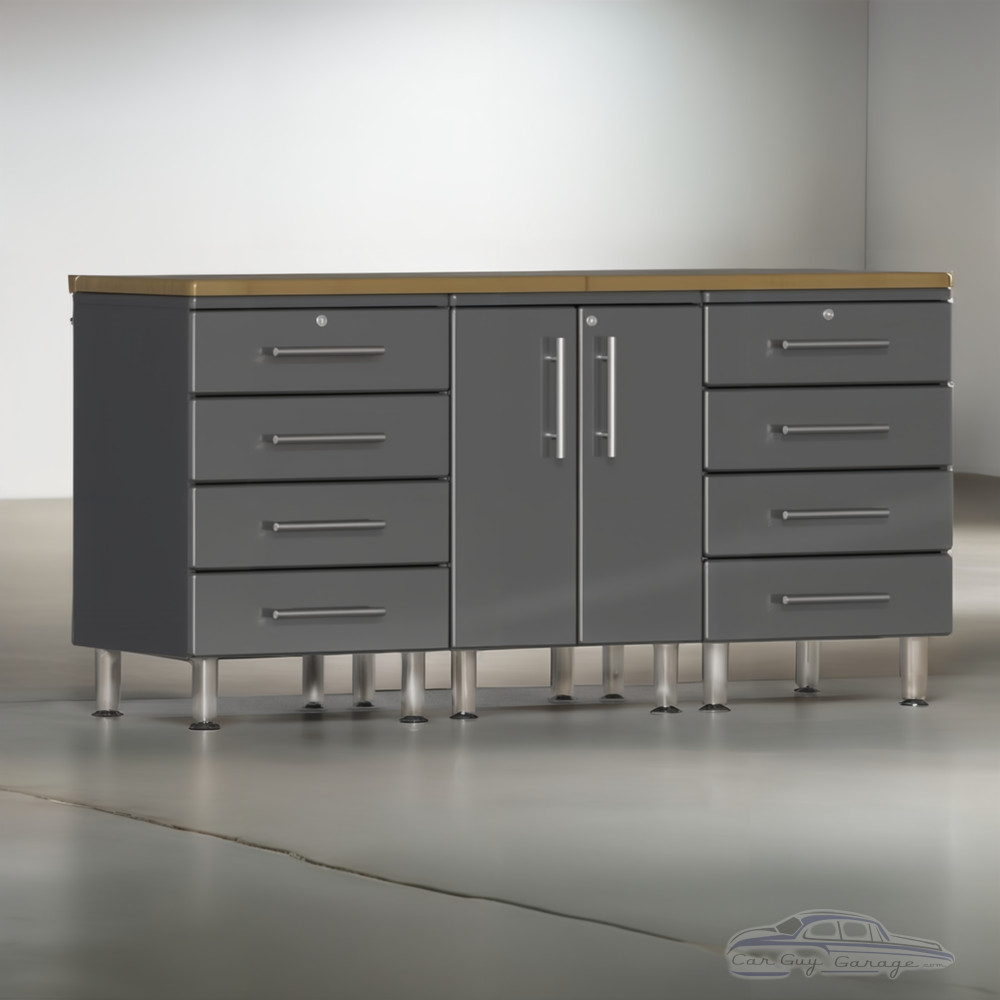 Graphite Grey Metallic MDF Cabinets