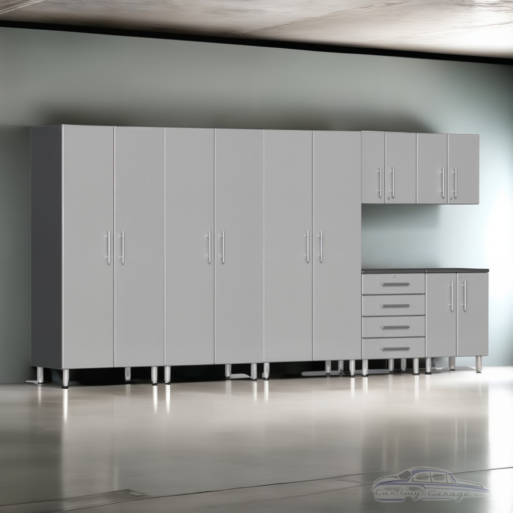 Stardust Silver Metallic MDF Cabinets