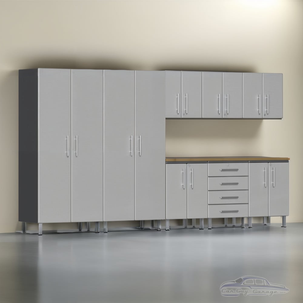 Stardust Silver Metallic MDF Cabinets