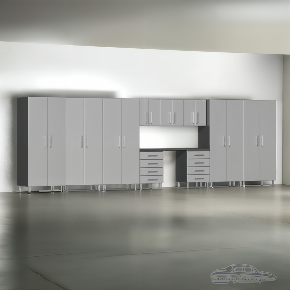 Stardust Silver Metallic MDF Cabinets