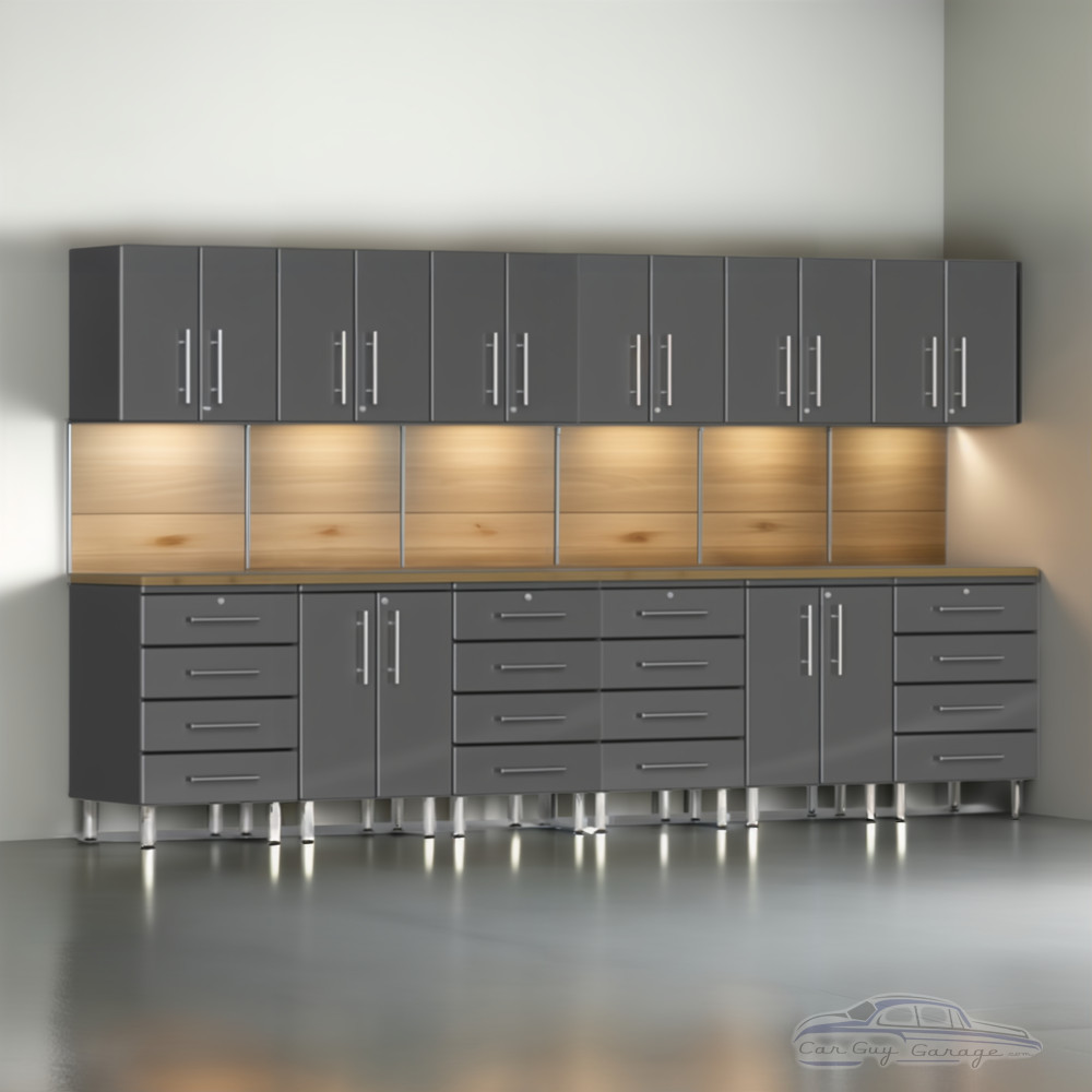 Graphite Grey Metallic MDF Cabinets