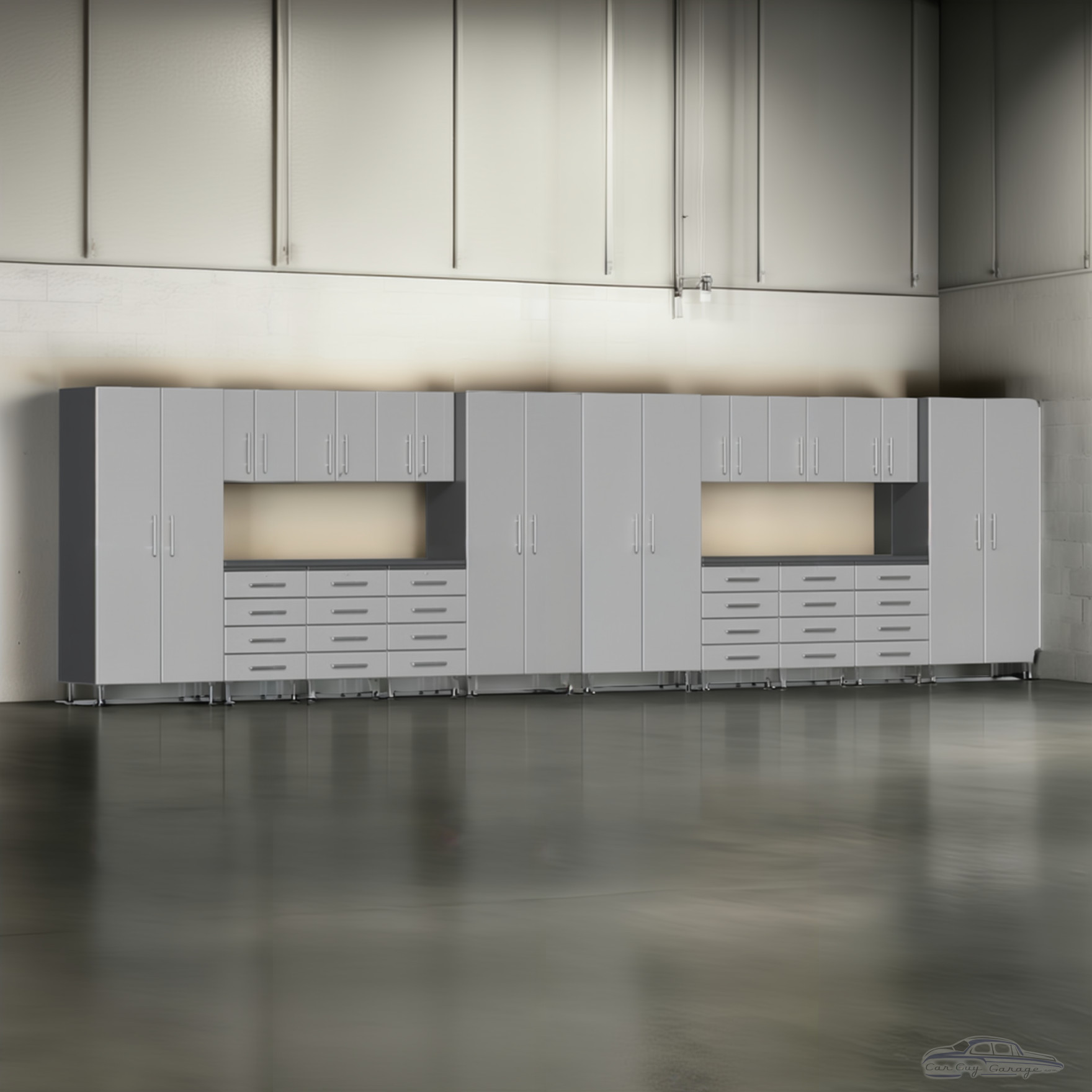 Silver Modular 18 Piece Set - Ultimate Garage Storage Solution