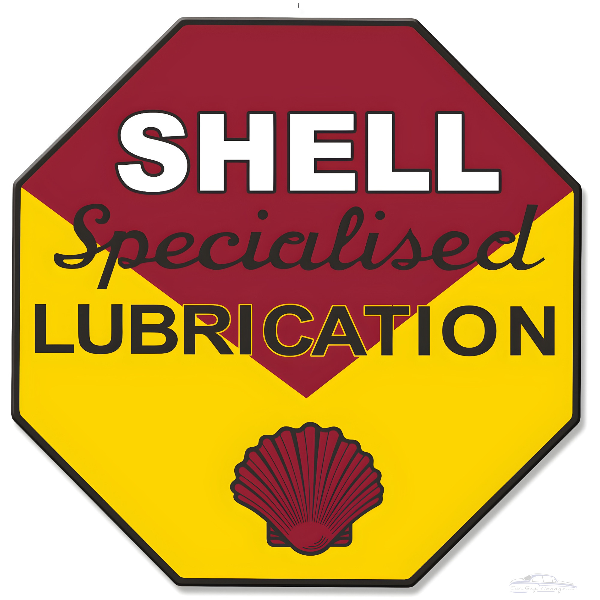 Shell Specialized Metal Sign - 28"x28" Durable USA Made Decor