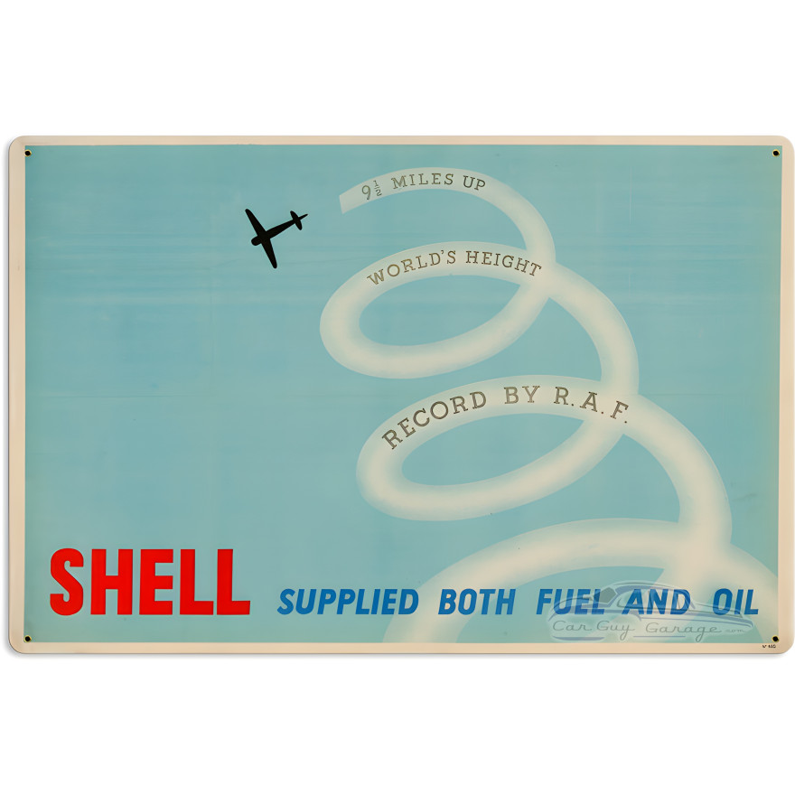 World Height Record Metal Sign - 24"x16" - Made in USA