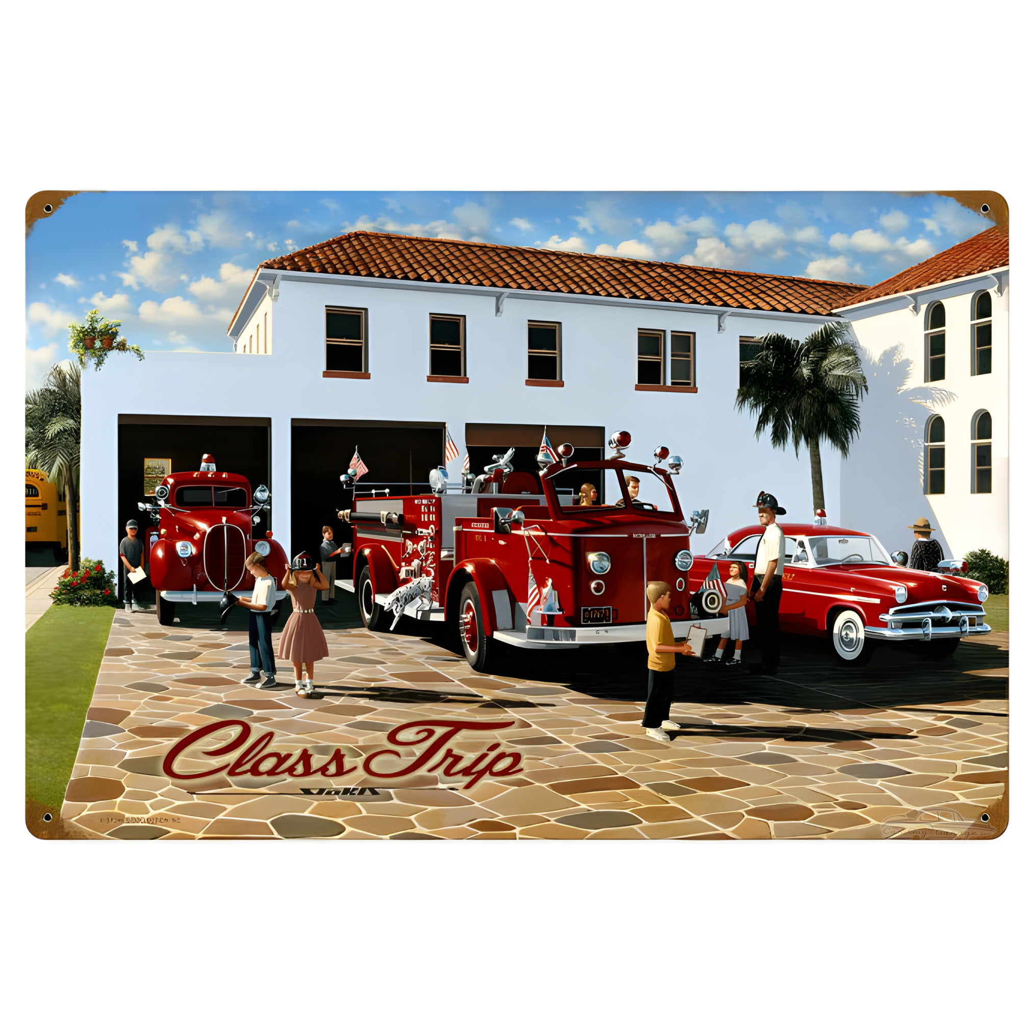 Class Trip Metal Sign - 24"x16" Vintage Wall Decor USA Made