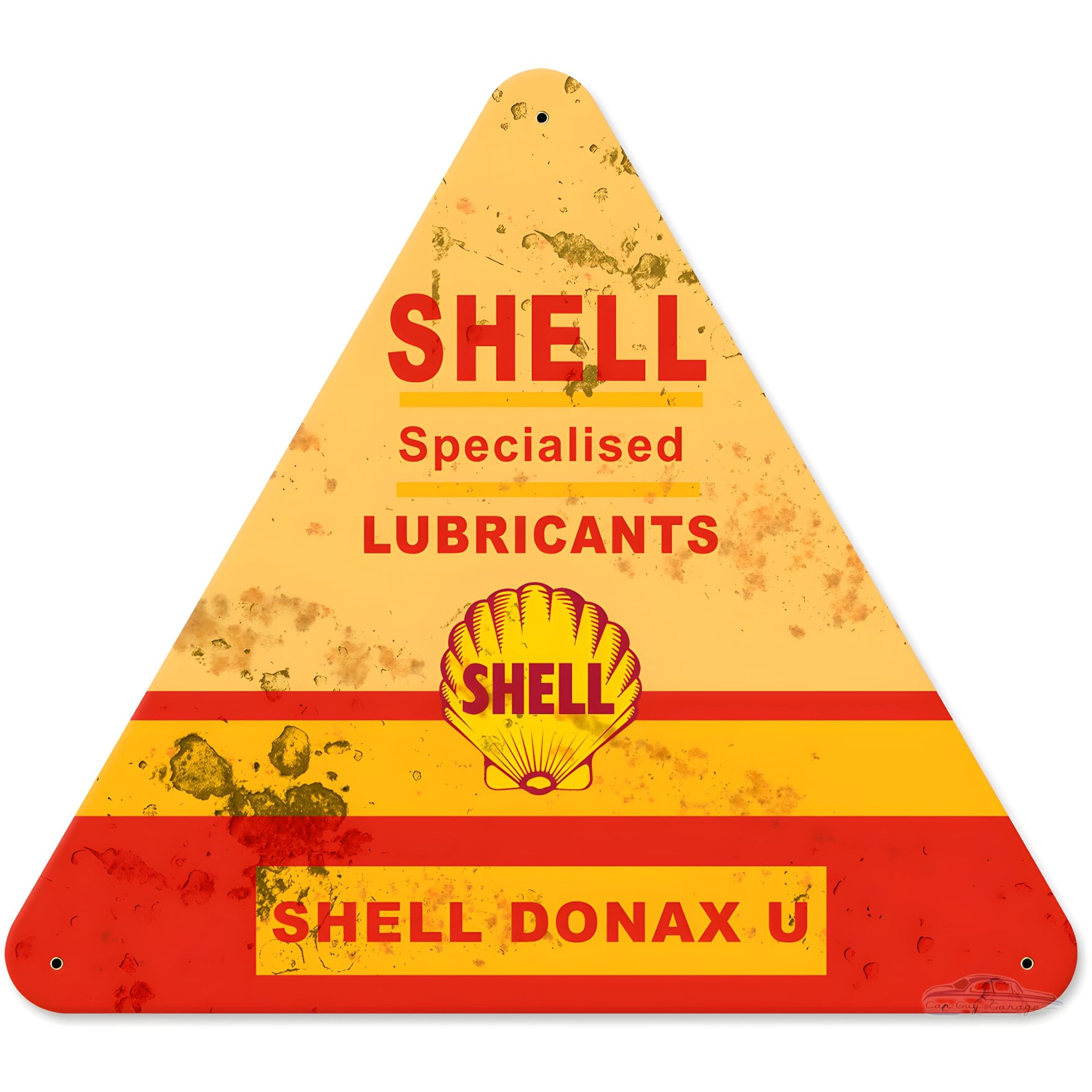 Shell Specialized Lubricants Metal Sign - 15" x 16" USA Made