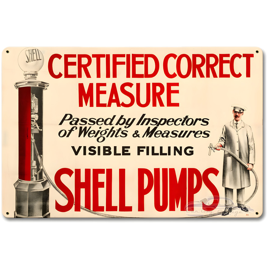 Certified Correct Measure Metal Sign - Durable 12" x 18" Decor