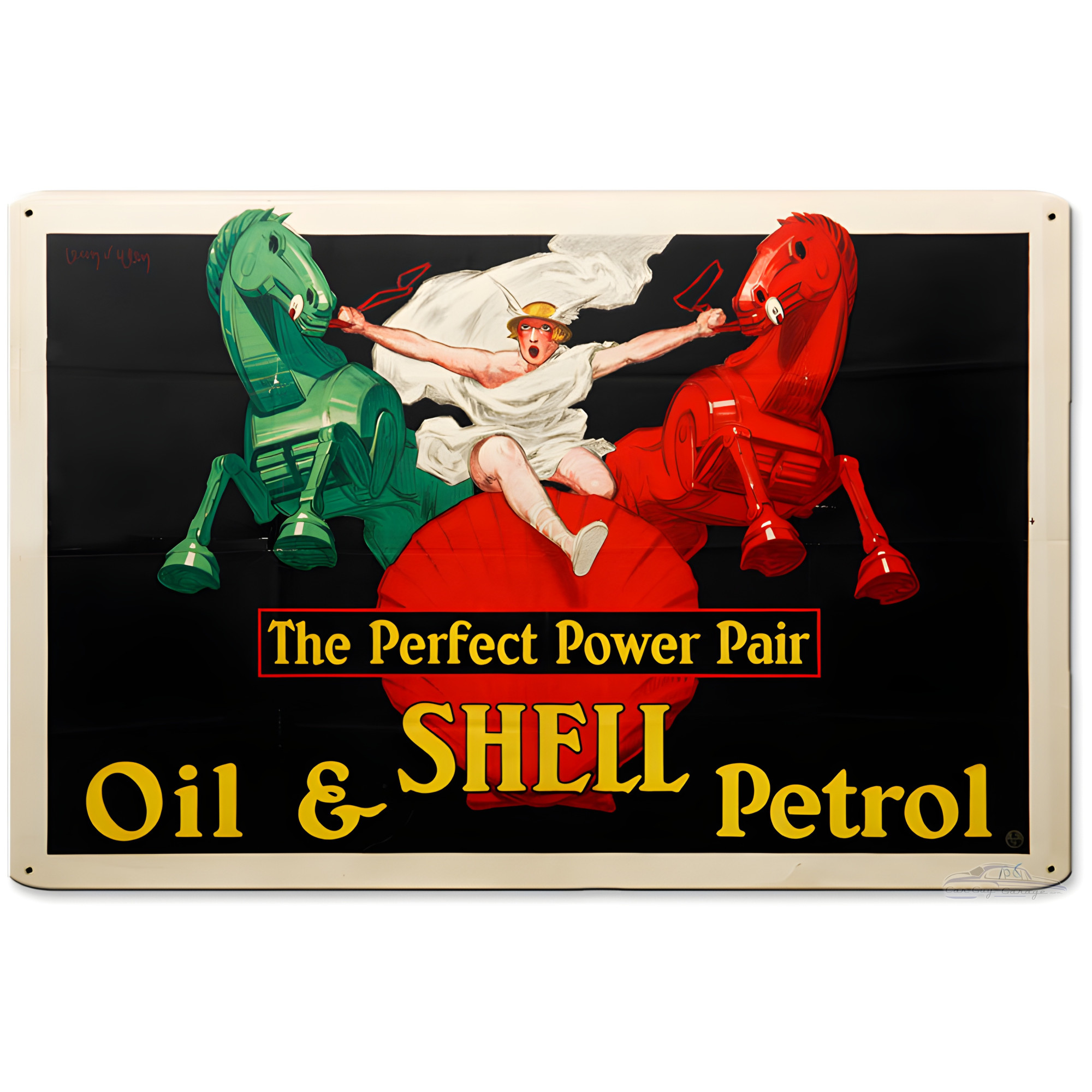 Perfect Power Pair Metal Sign - 12" x 18" - Made in USA