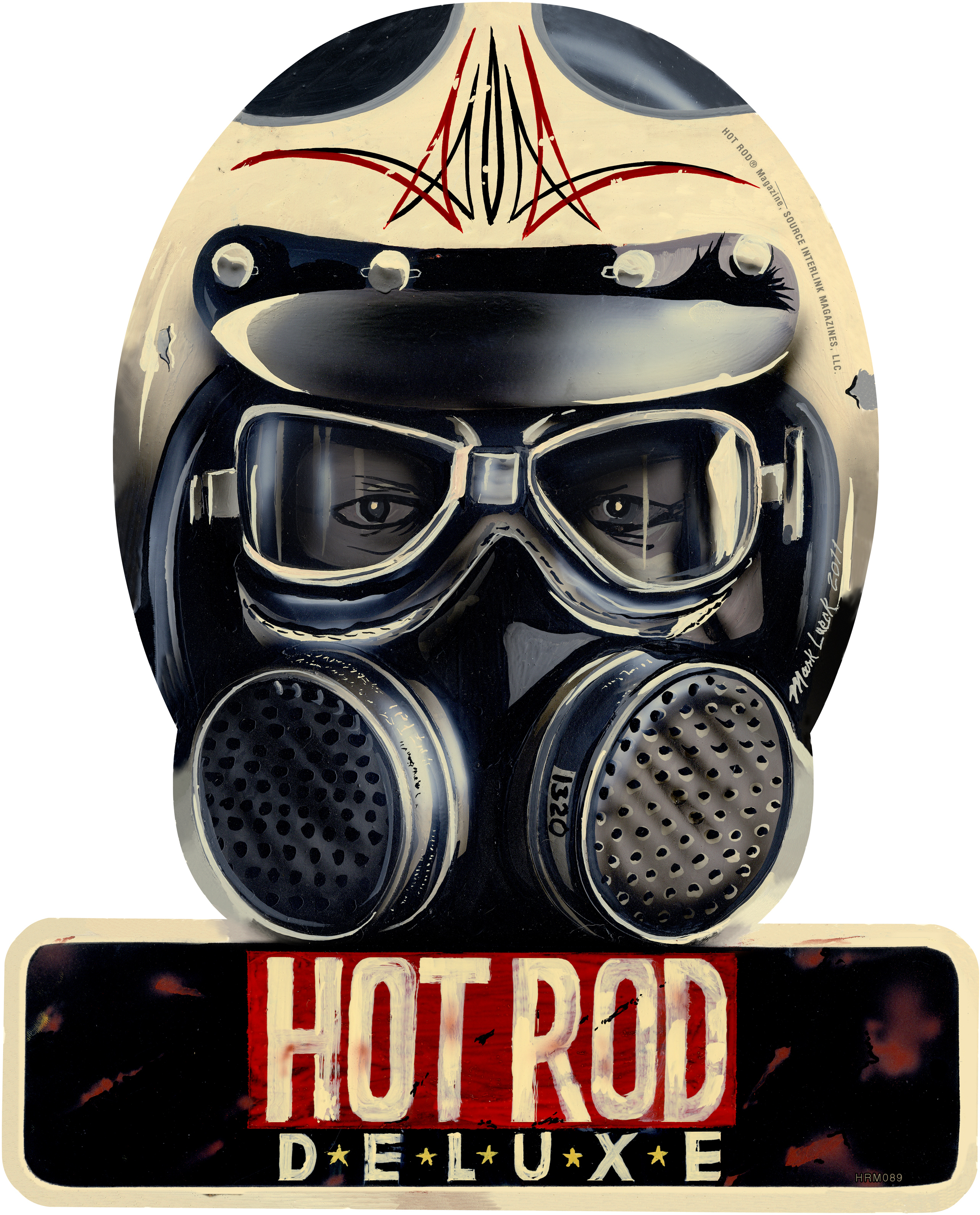 Hot Rod Deluxe Metal Sign - 12" x 15" Custom Shape