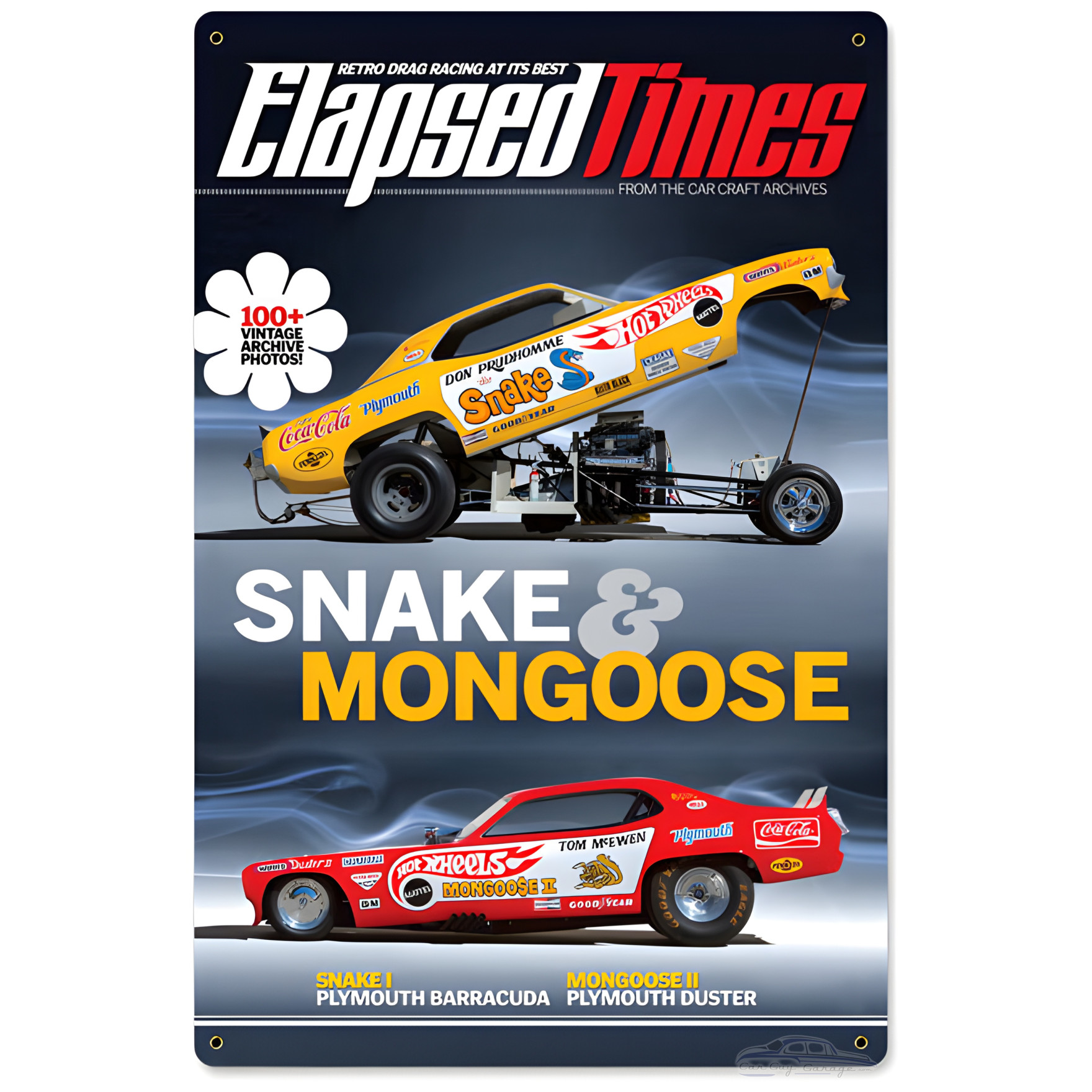 Elapsed Times Metal Sign - 12"x18" Heavy Gauge Steel Decor