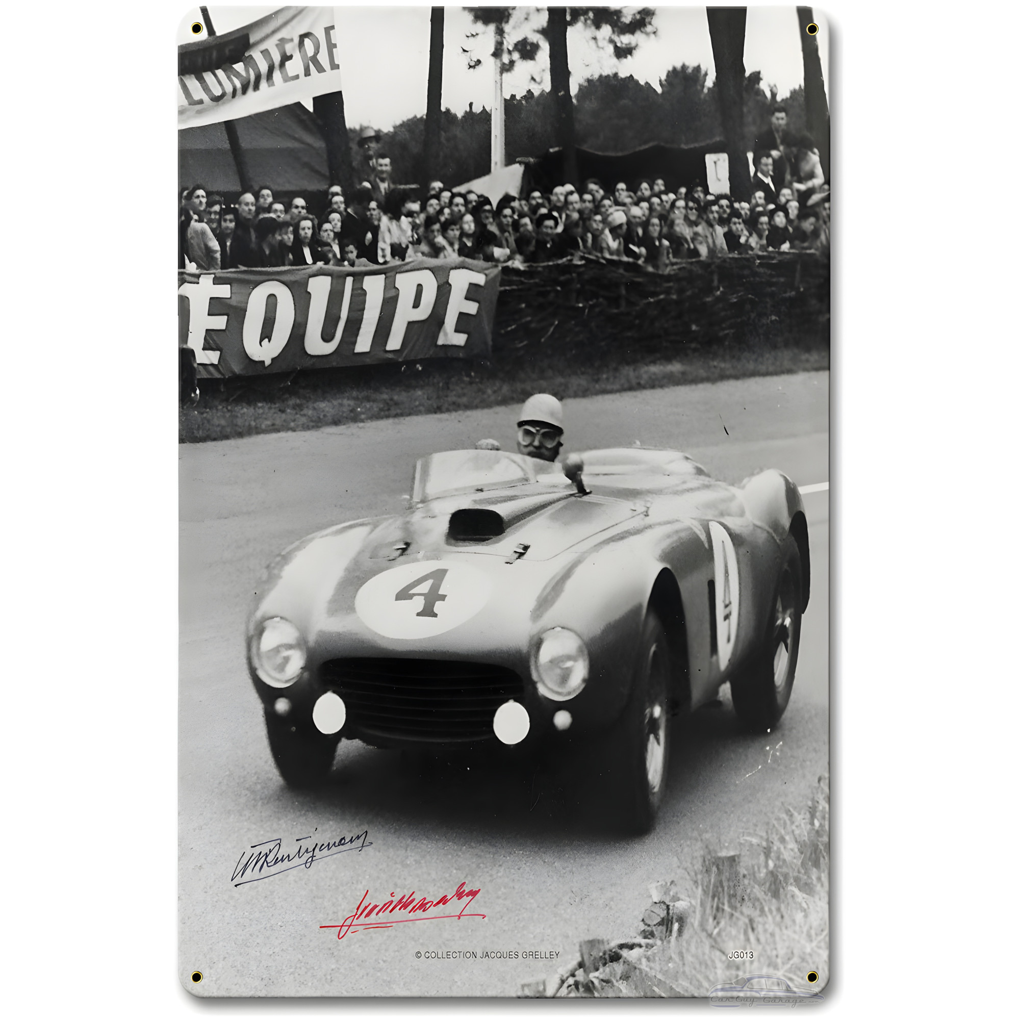 Le Mans 1954 Metal Sign - Vintage 12"x18" Garage Decor