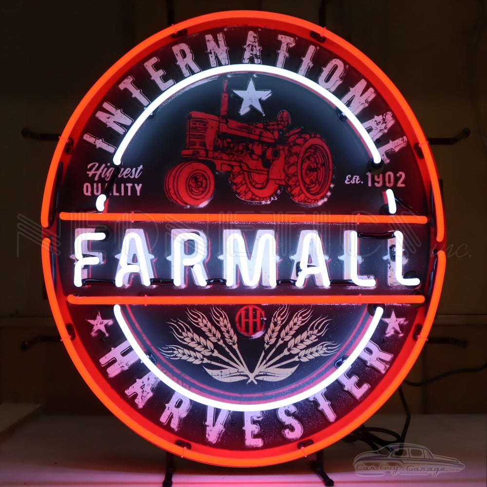 Case Eagle Neon Sign - Hand-Blown Glass, Vibrant Glow, 18x26