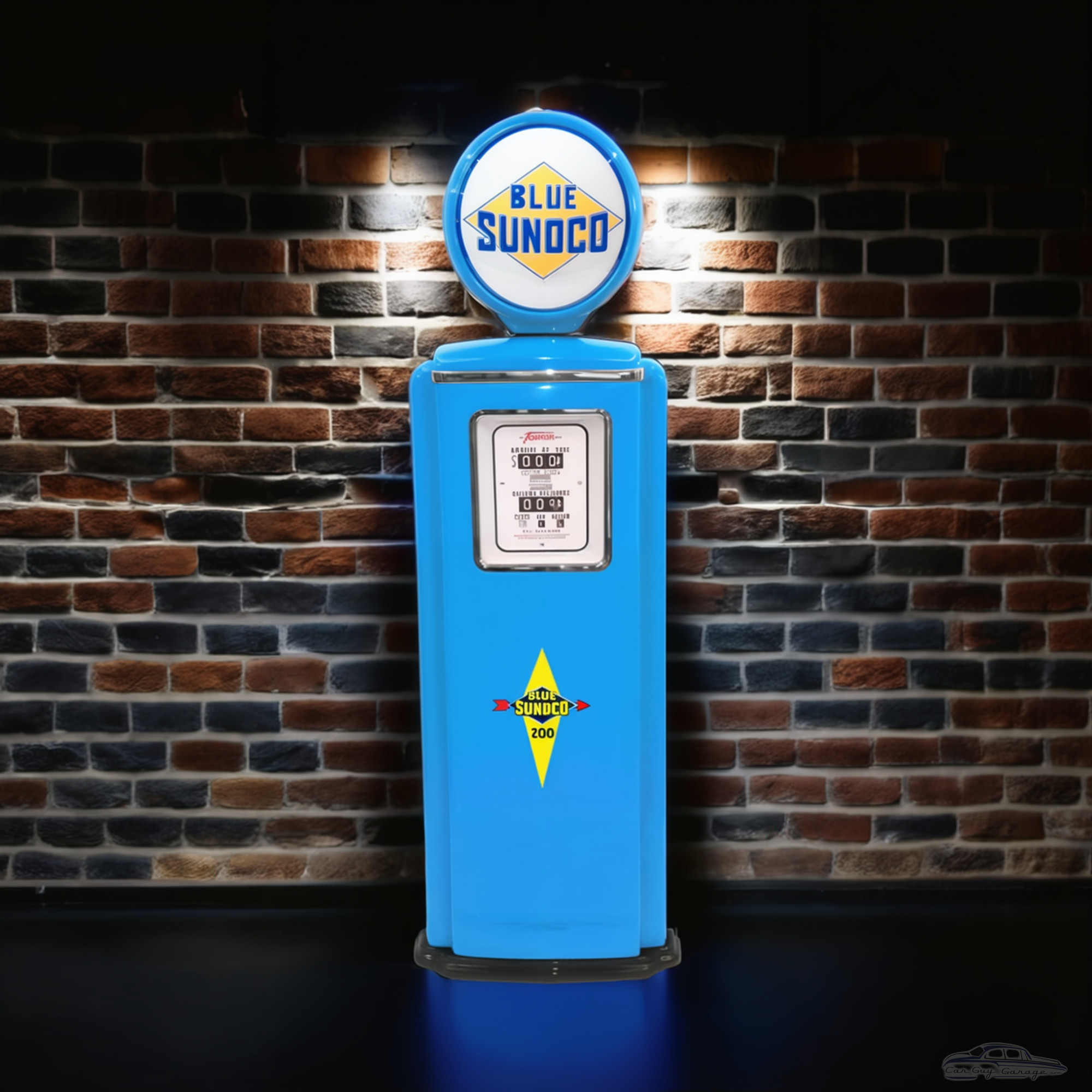 Sunoco Replica Tokheim 39 Gas Pump Wall Decor - 56" H, 22 lbs