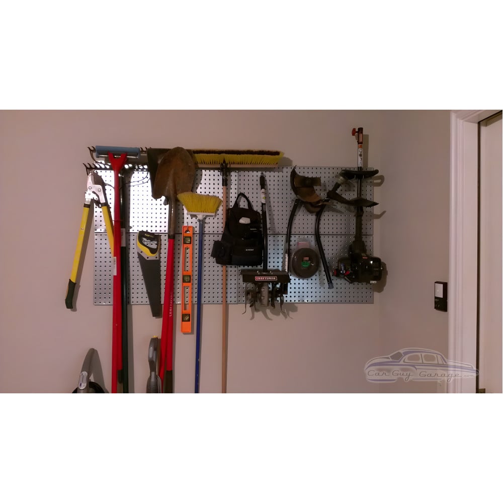 16" Rolling Pegboard Cart - Mobile Tool Storage Solution