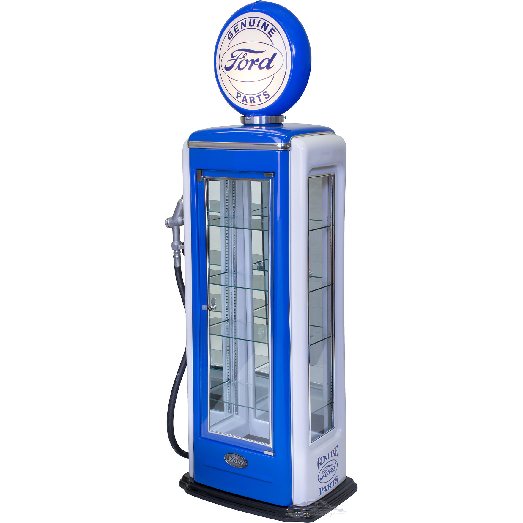 Ford Gas Pump Display Case - 1950s Replica, Made in USA