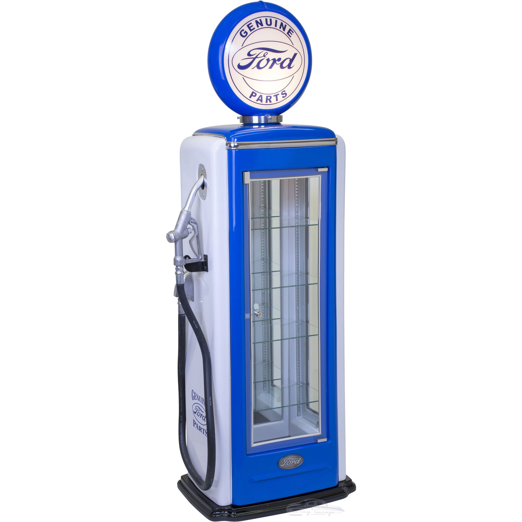 Ford Gas Pump Display Case - 1950s Replica, Made in USA