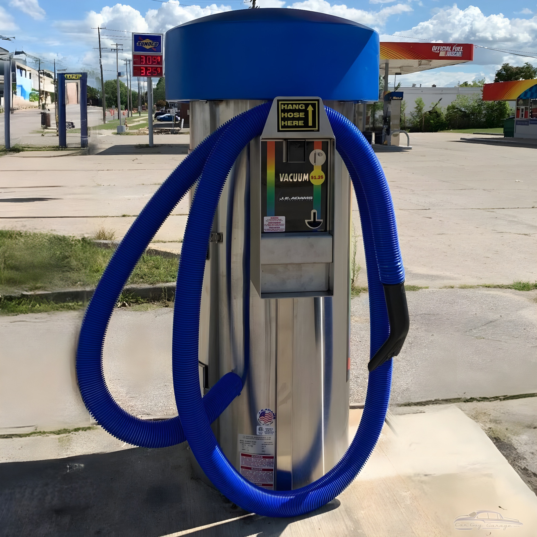 Coin-Operated Car Wash Vacuum - 120V 30A 3 Motor, High Power